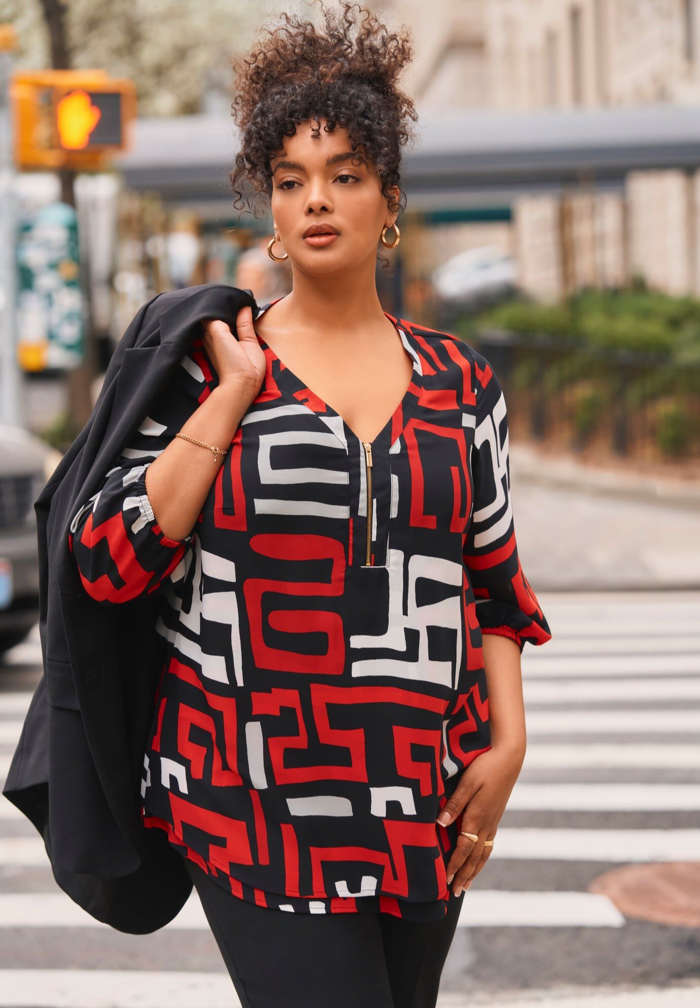 Meila Zip Top | Woman Within