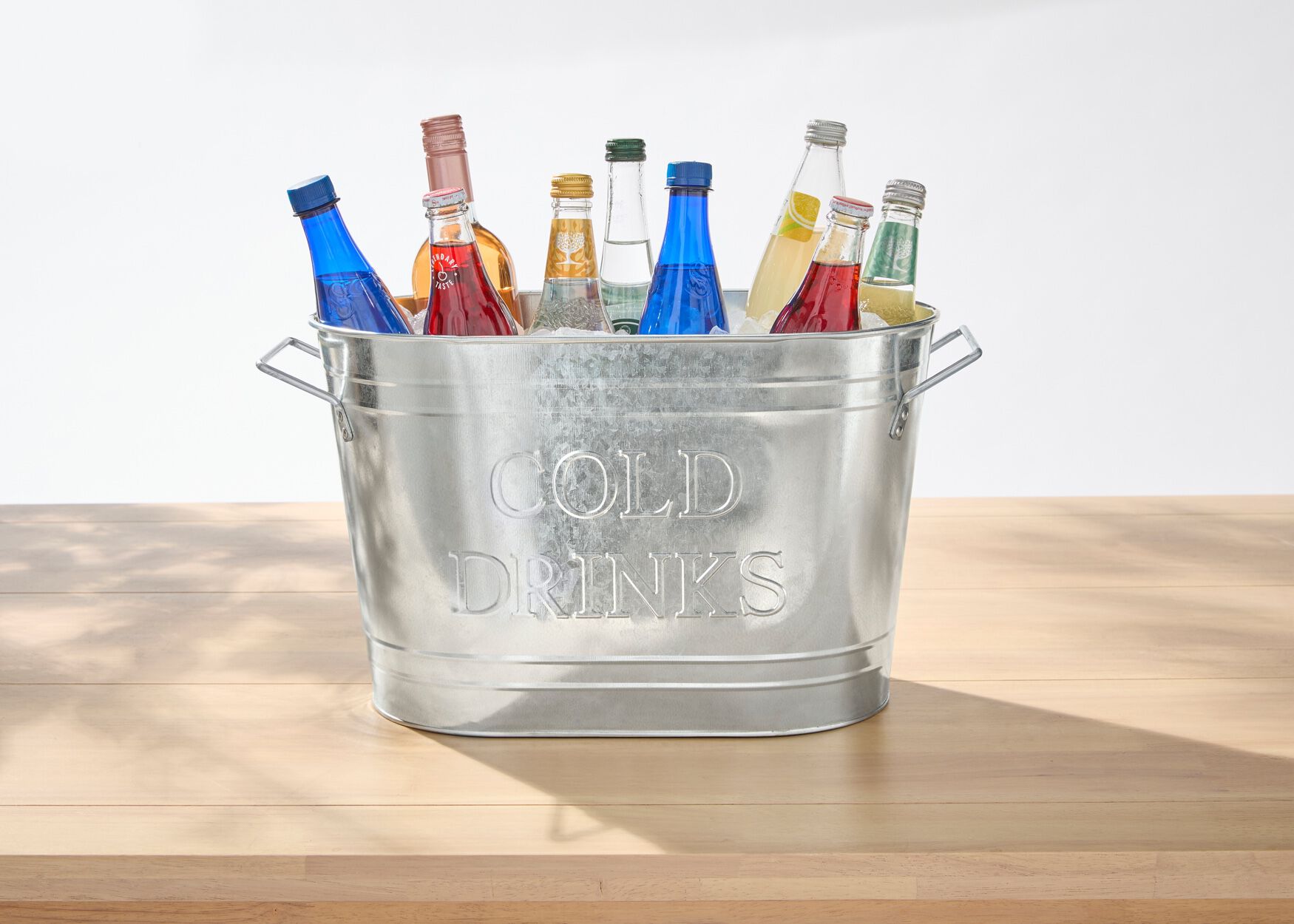 Cold Drinks Galvanized Metal Tub | Woman Within