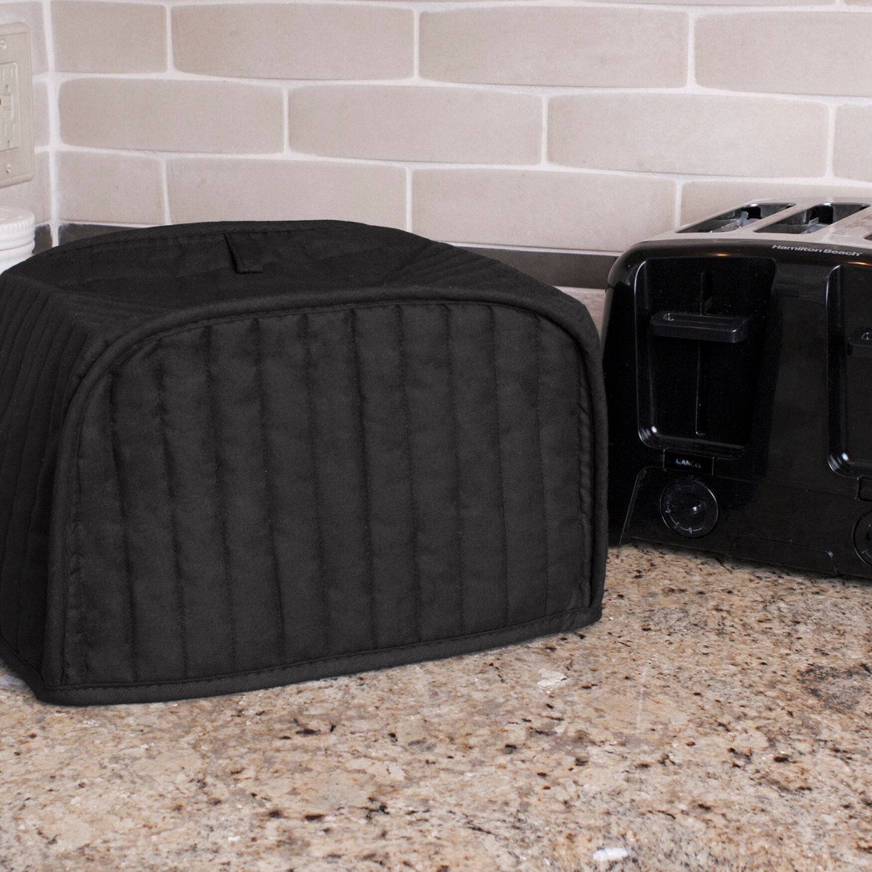 Toaster Cover, 4-Slice Protection, Black | Woman Within