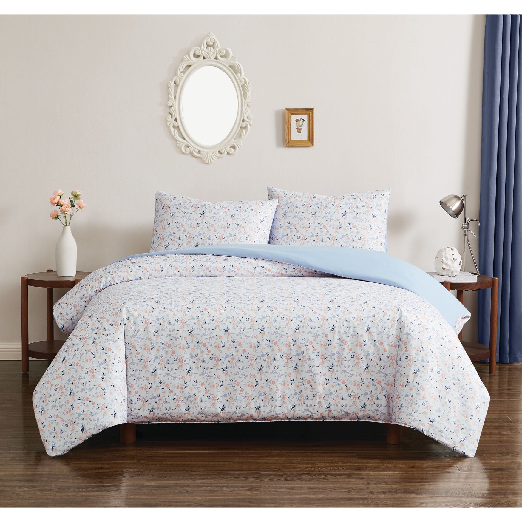 Maine Floral Comforter Set - 3-Piece Bedding, Floral | Woman Within