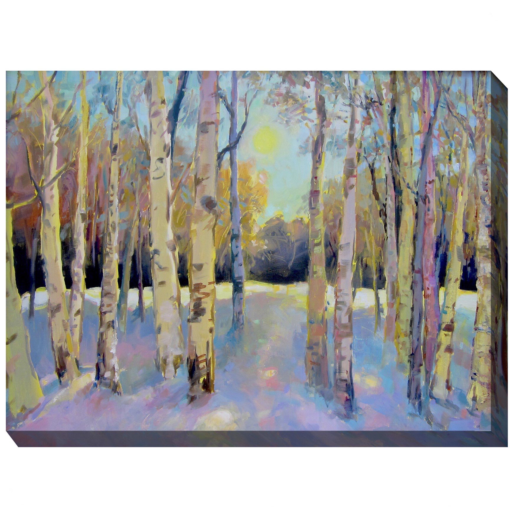 Spring Thaw Outdoor Canvas Art 40"x30", 4436891 | Woman Within