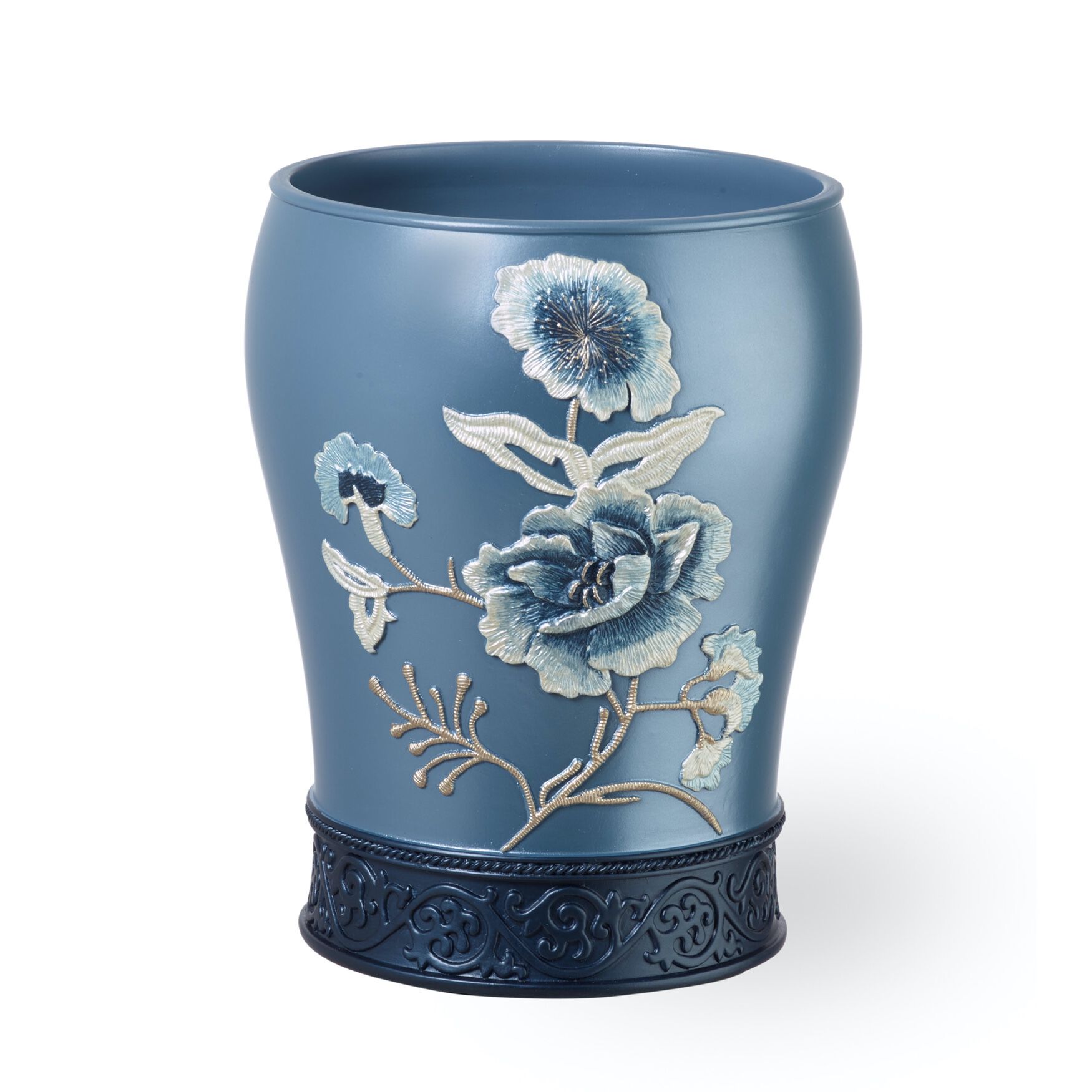 Chic Dublin Rose Bathroom Waste Basket, 4435263 | Woman Within
