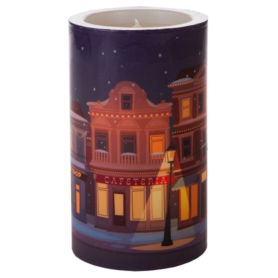 Main Street Fiber Optic & LED Candle | Woman Within
