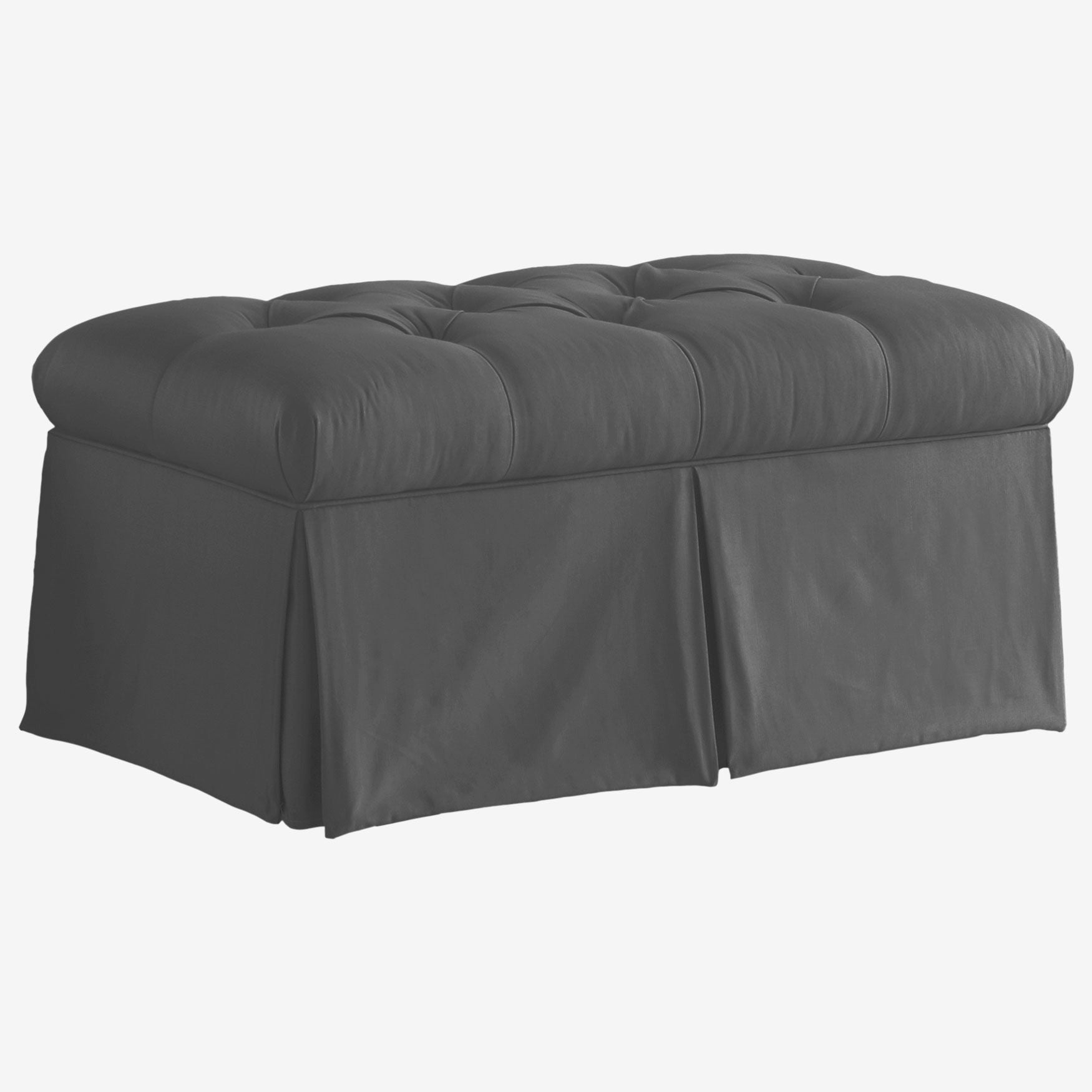 Skirted Storage Bench in Shantung | Woman Within