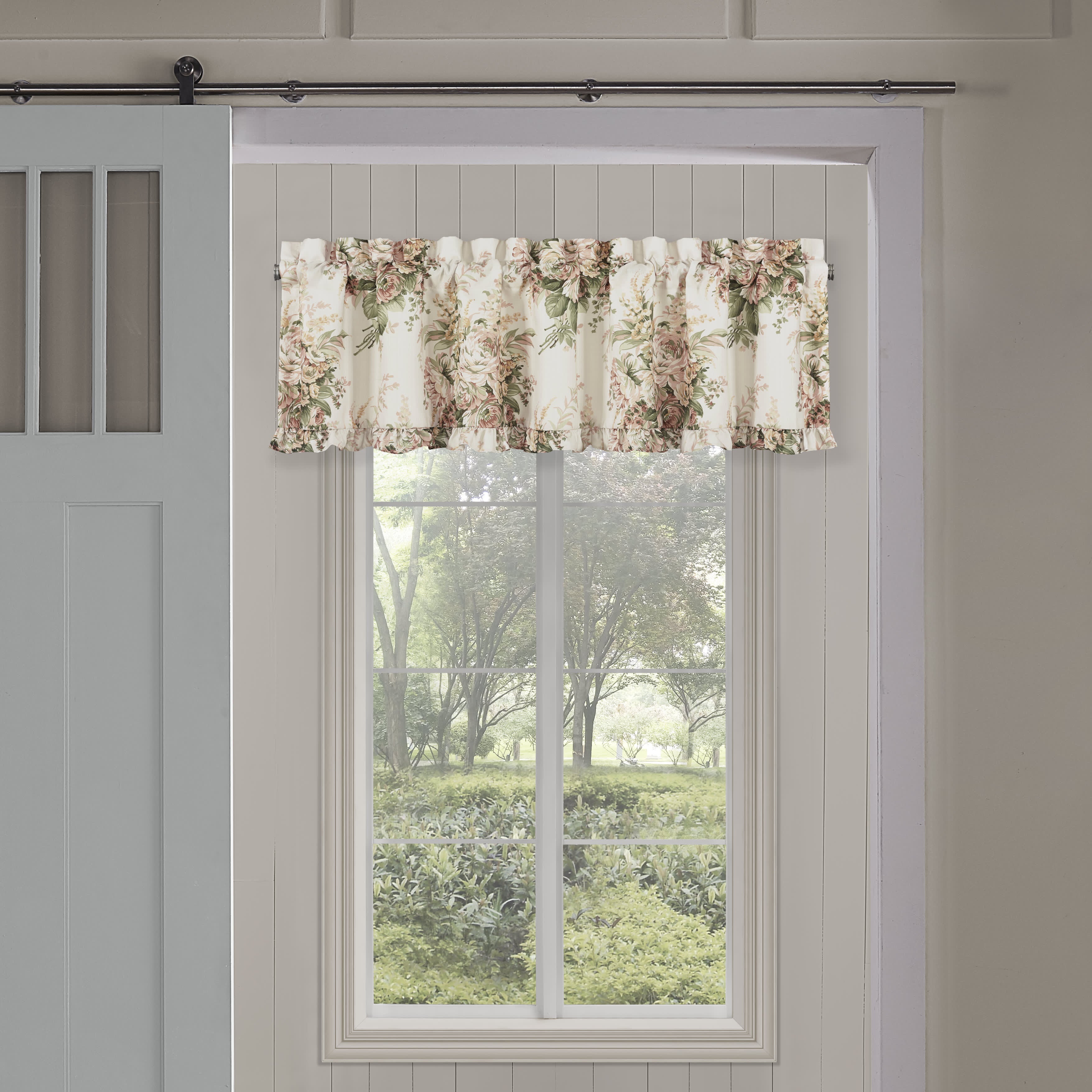 Estelle Coral Window Straight Valance | Woman Within