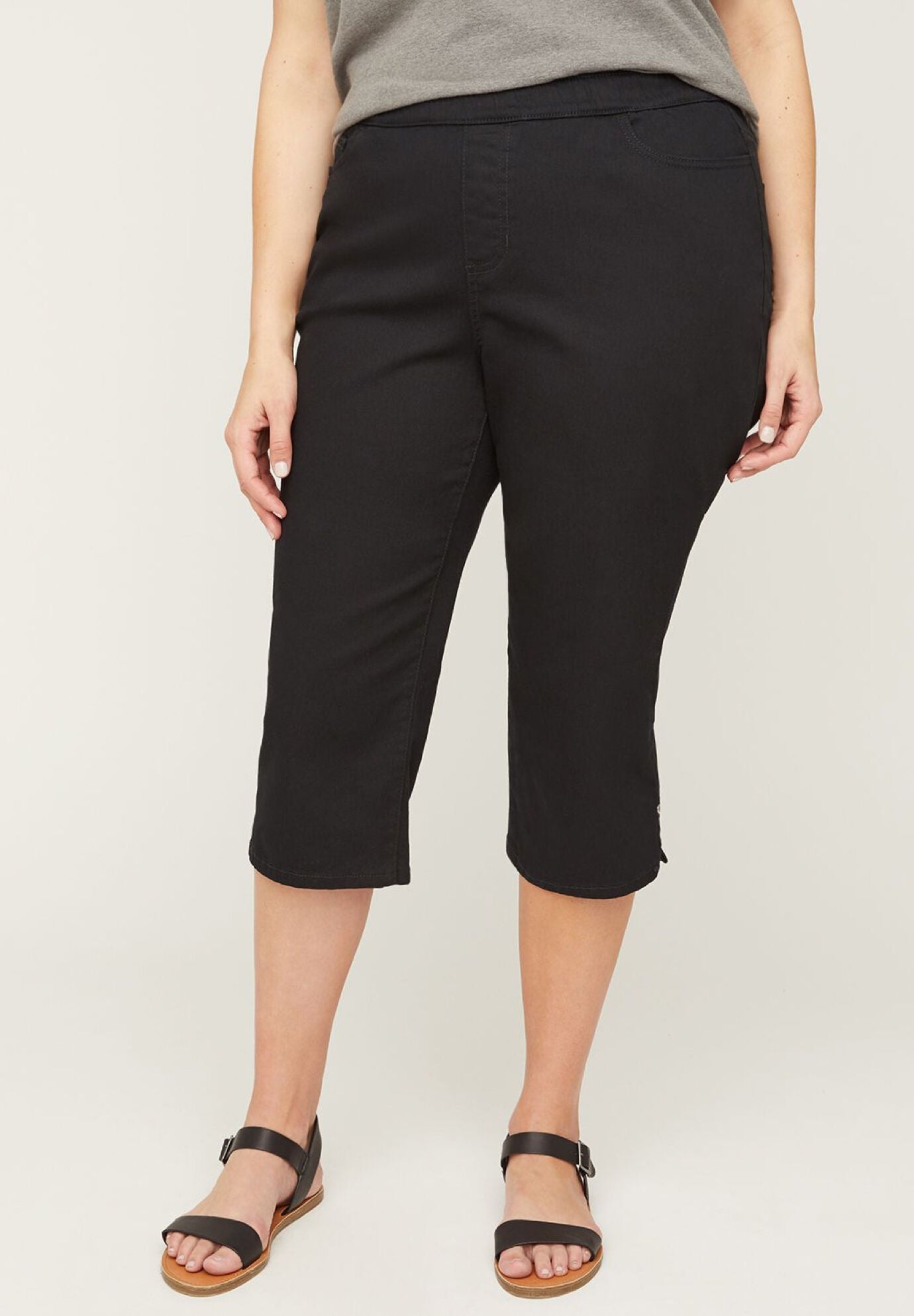 Everyday Twill Capri | Woman Within