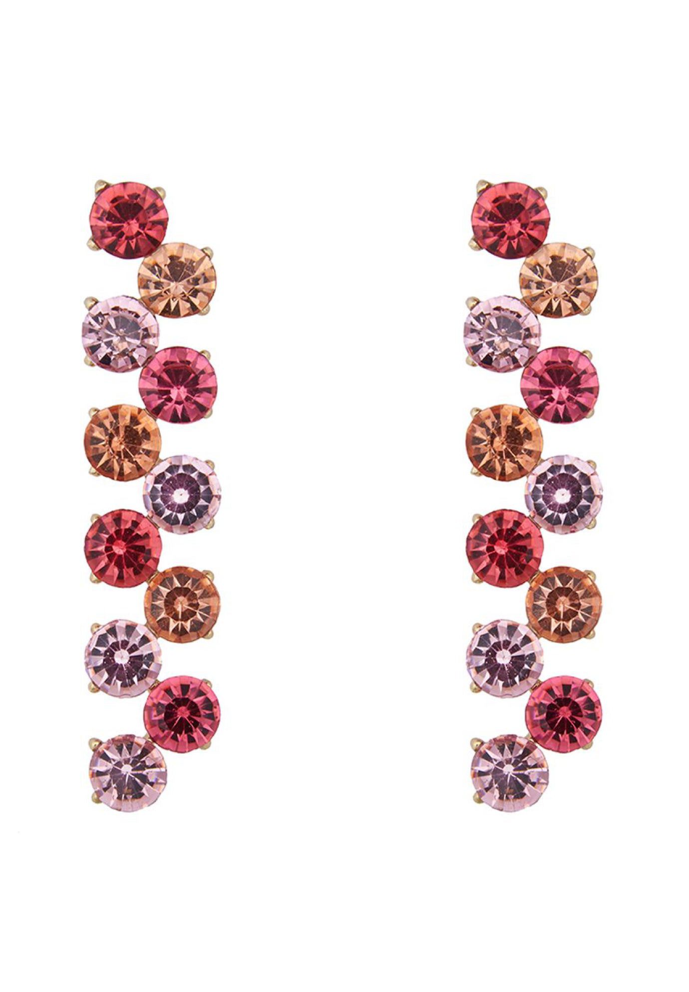 Angled Drop Gem Earrings | Woman Within