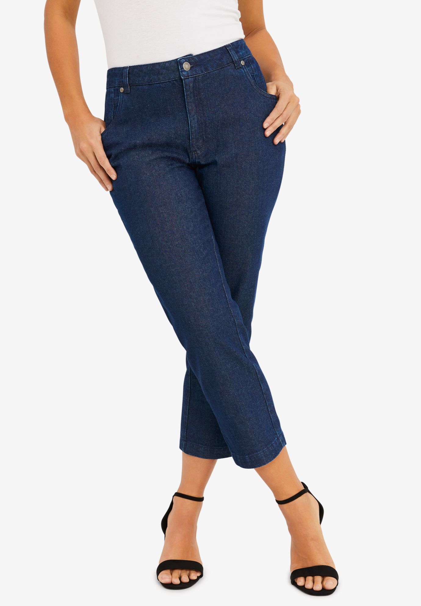 Plus Size Jean Capris for Women | Woman Within