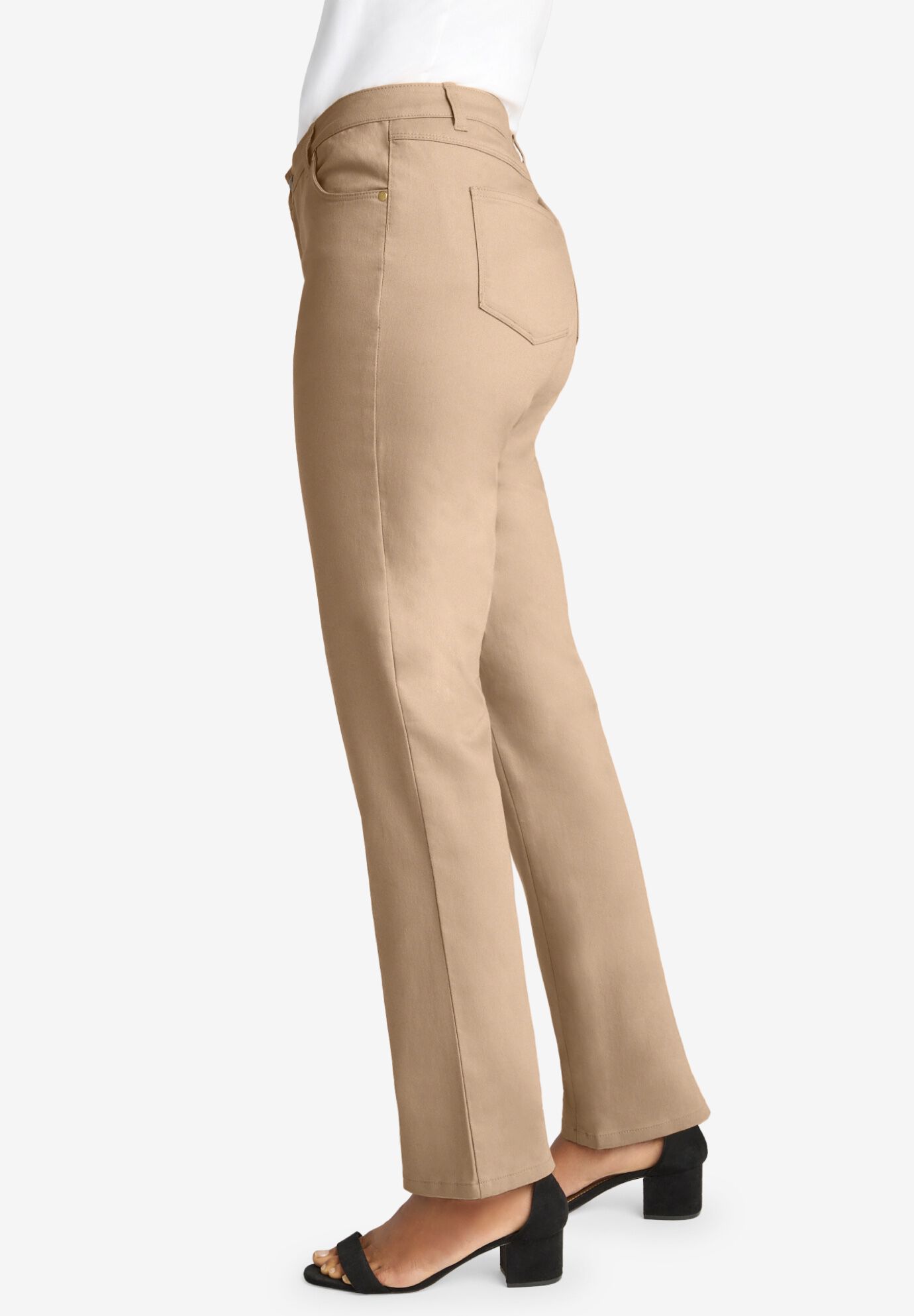 "True Fit Stretch Denim Straight-Leg Jeans 30" Inseam", Medium ...