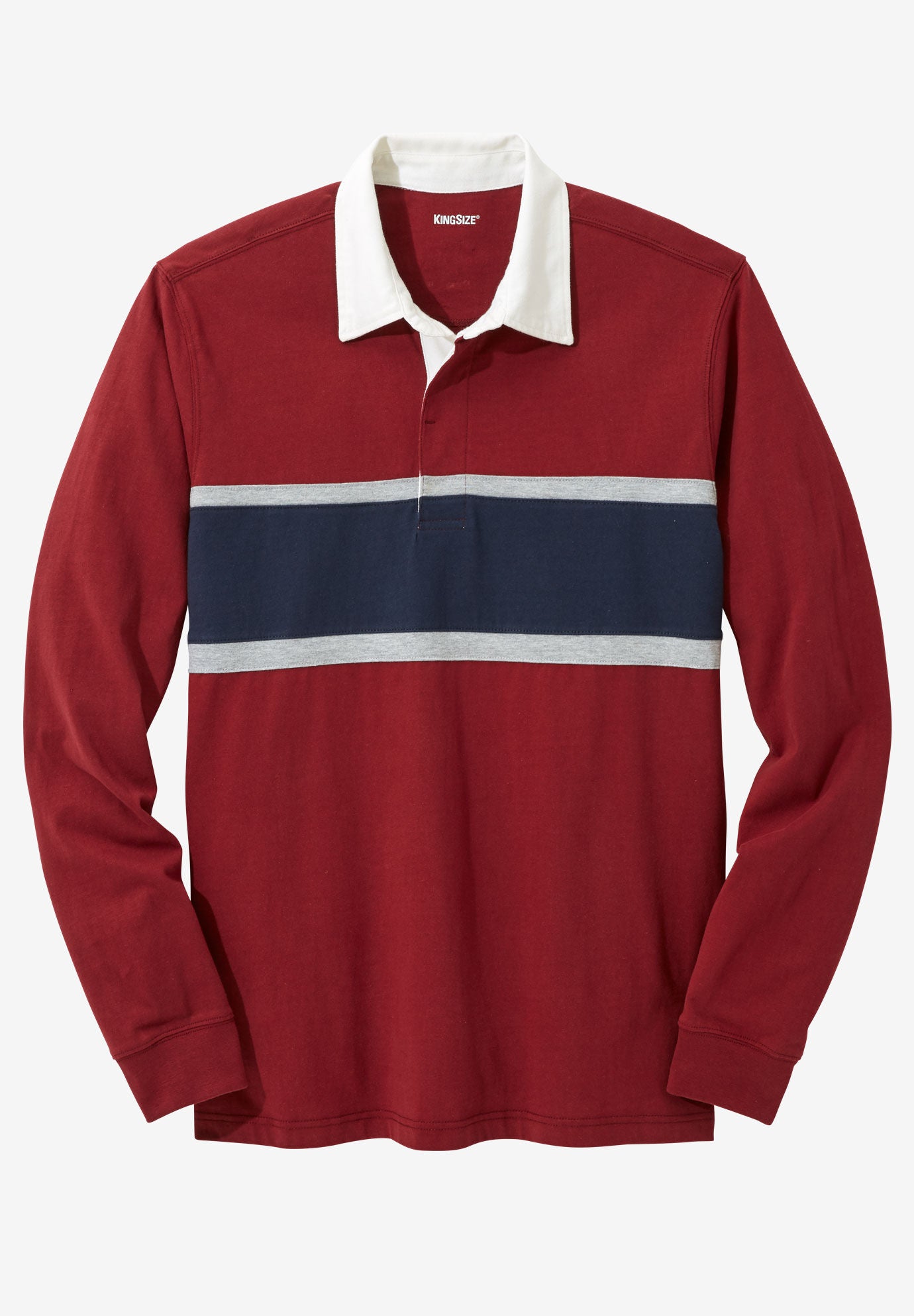 Long-Sleeve Rugby Polo | Woman Within