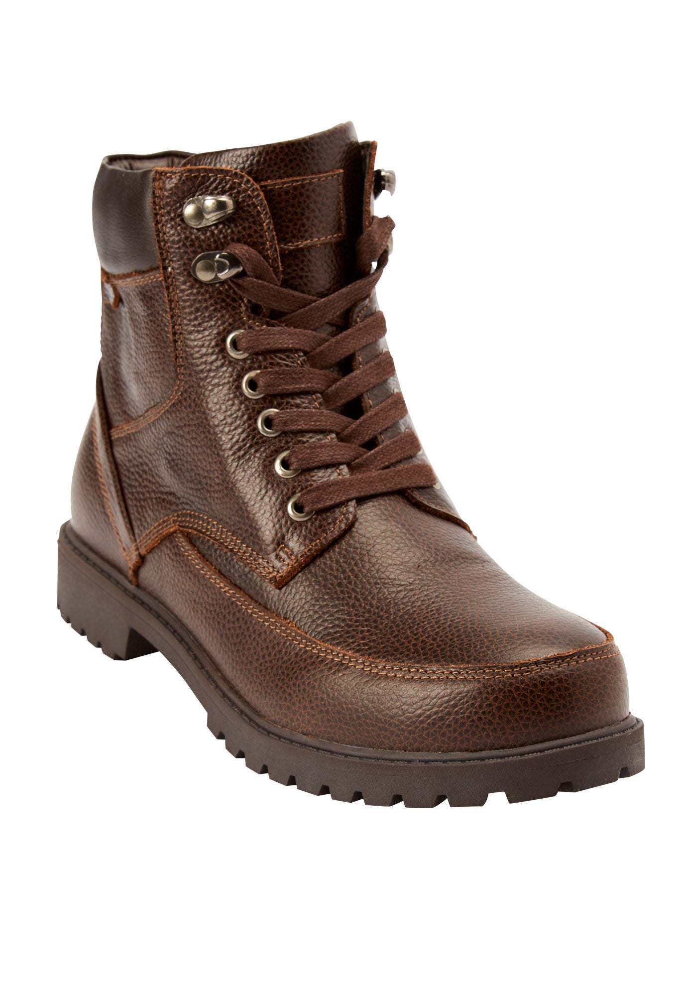 Zip-Up Work Boots | Woman Within