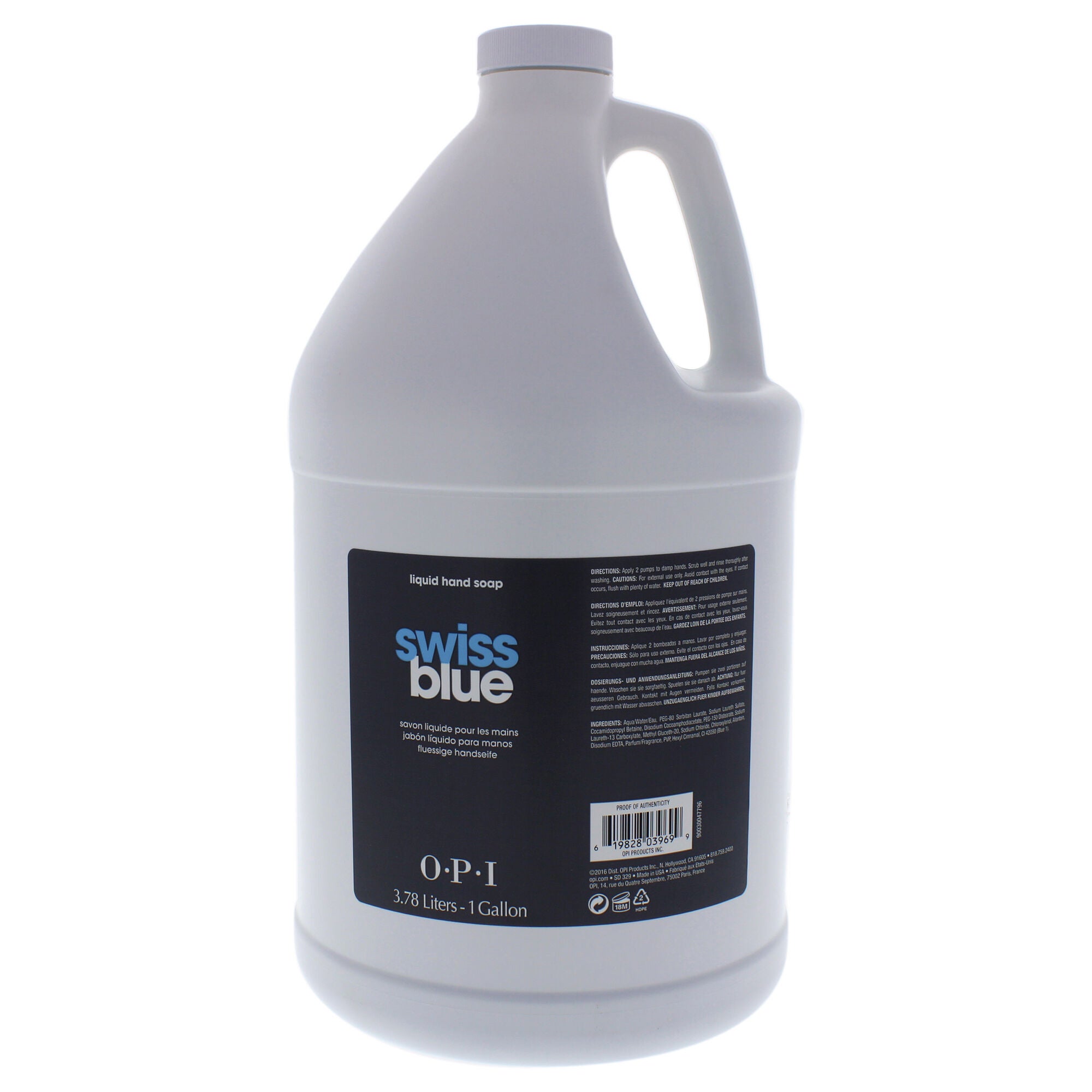 Swiss Blue Liquid Hand Soap by OPI for Women - 1 Gallon Soap | Woman Within