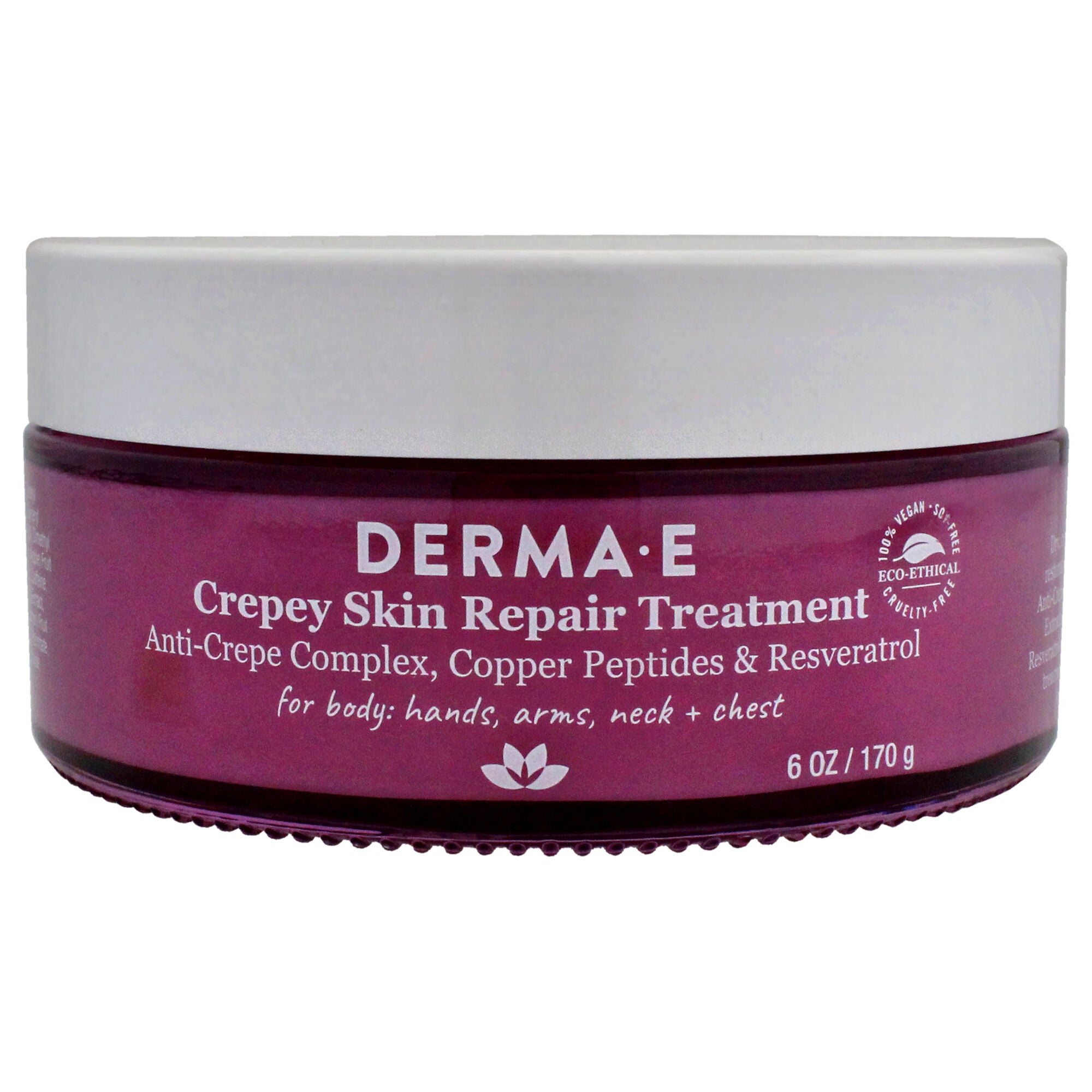 Crepey Skin Repair Treatment by Derma-E for Unisex - 6 oz Treatment ...