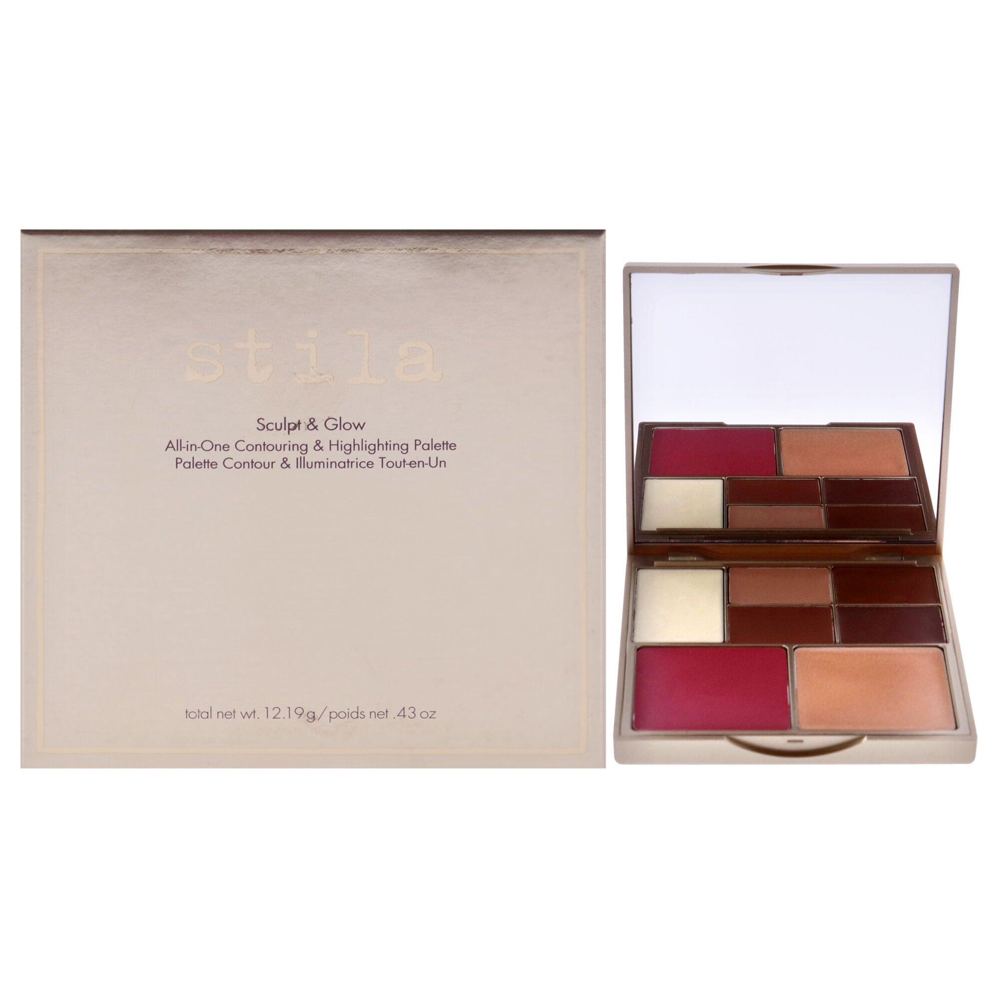 Sculpt and Glow All-in-One Contouring and Highlighting Palette by Stila ...