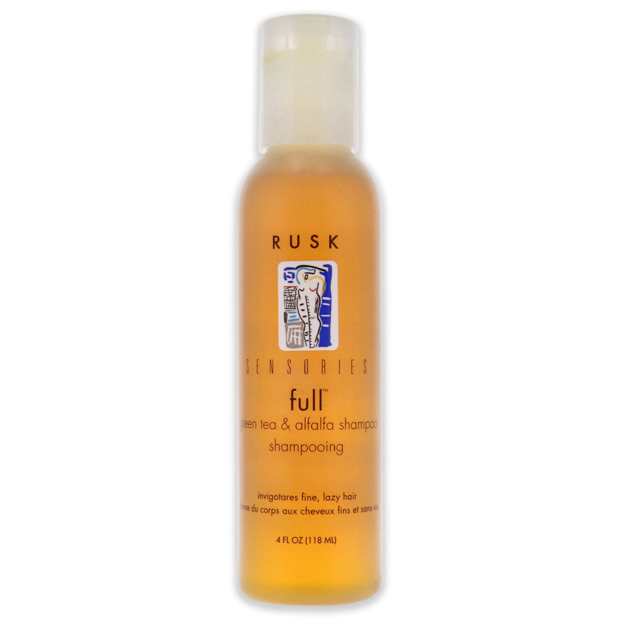 Sensories Full Green Tea Alfalfa Shampoo by Rusk for Unisex - 4 oz ...