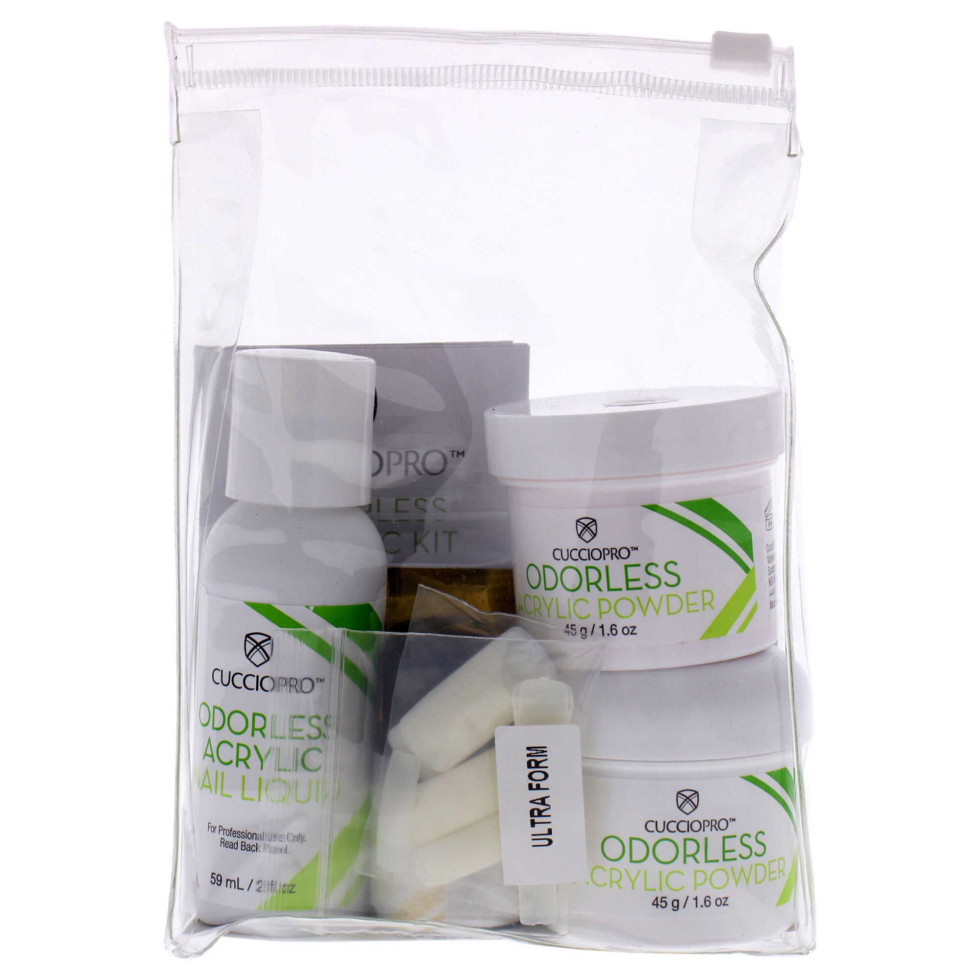 Odorless Acrylic Kit - Intermediate by Cuccio Pro for Women - 7 Pc Set ...
