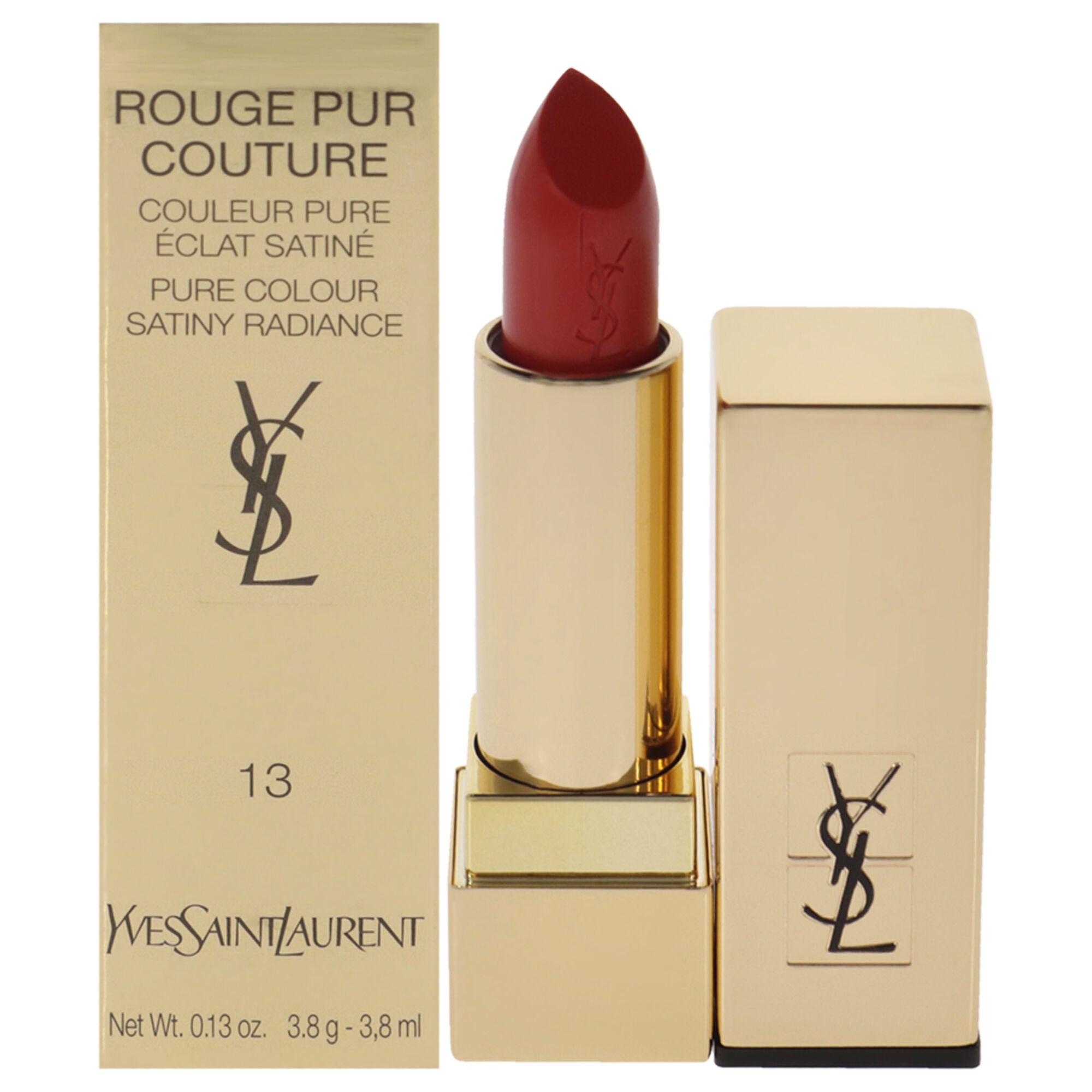 Rouge Pur Couture Satin Lipstick - 13 Le Orange by Yves Saint Laurent ...