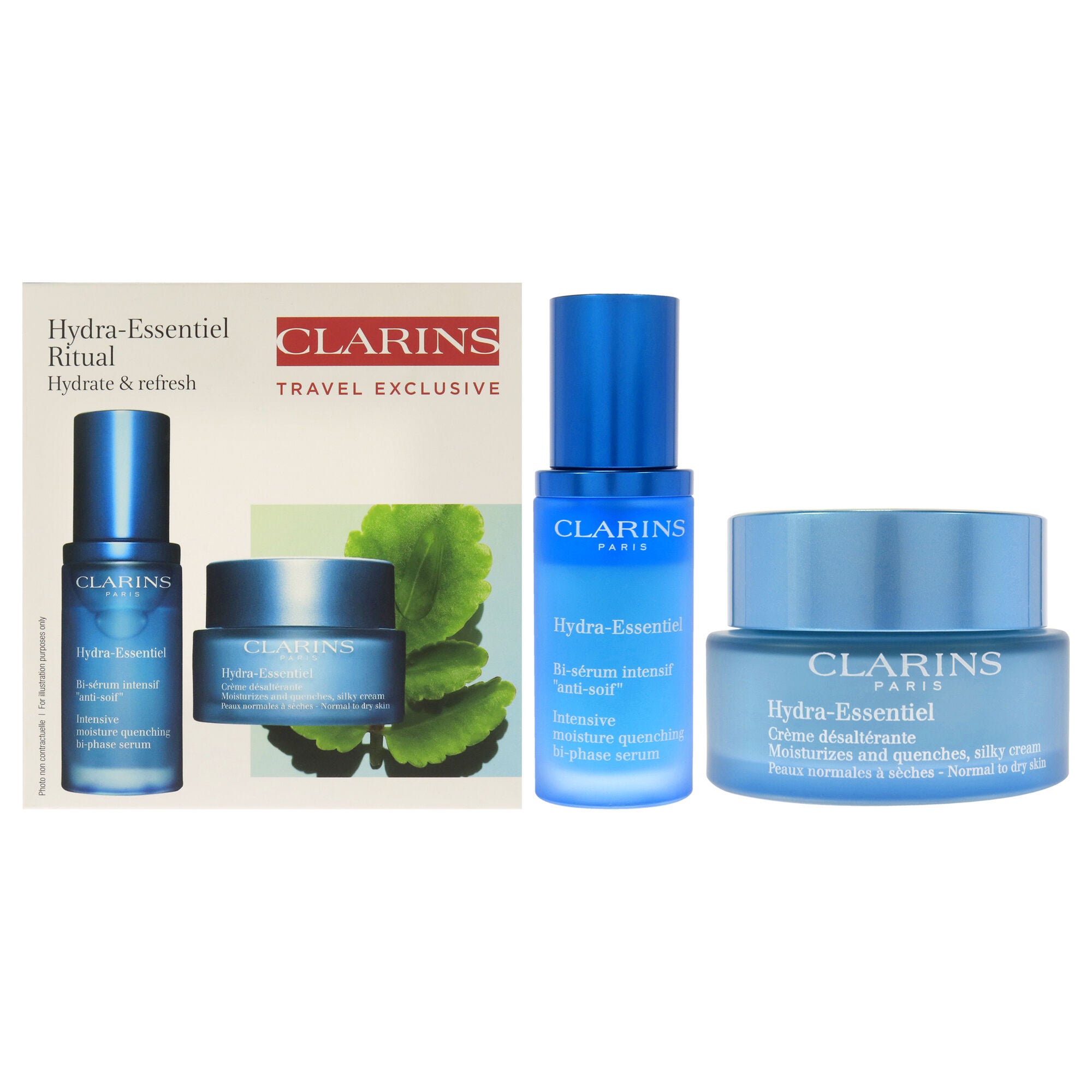 Hydra-Essentiel Experts Set by Clarins for Women - 2 Pc Set 1.7oz ...