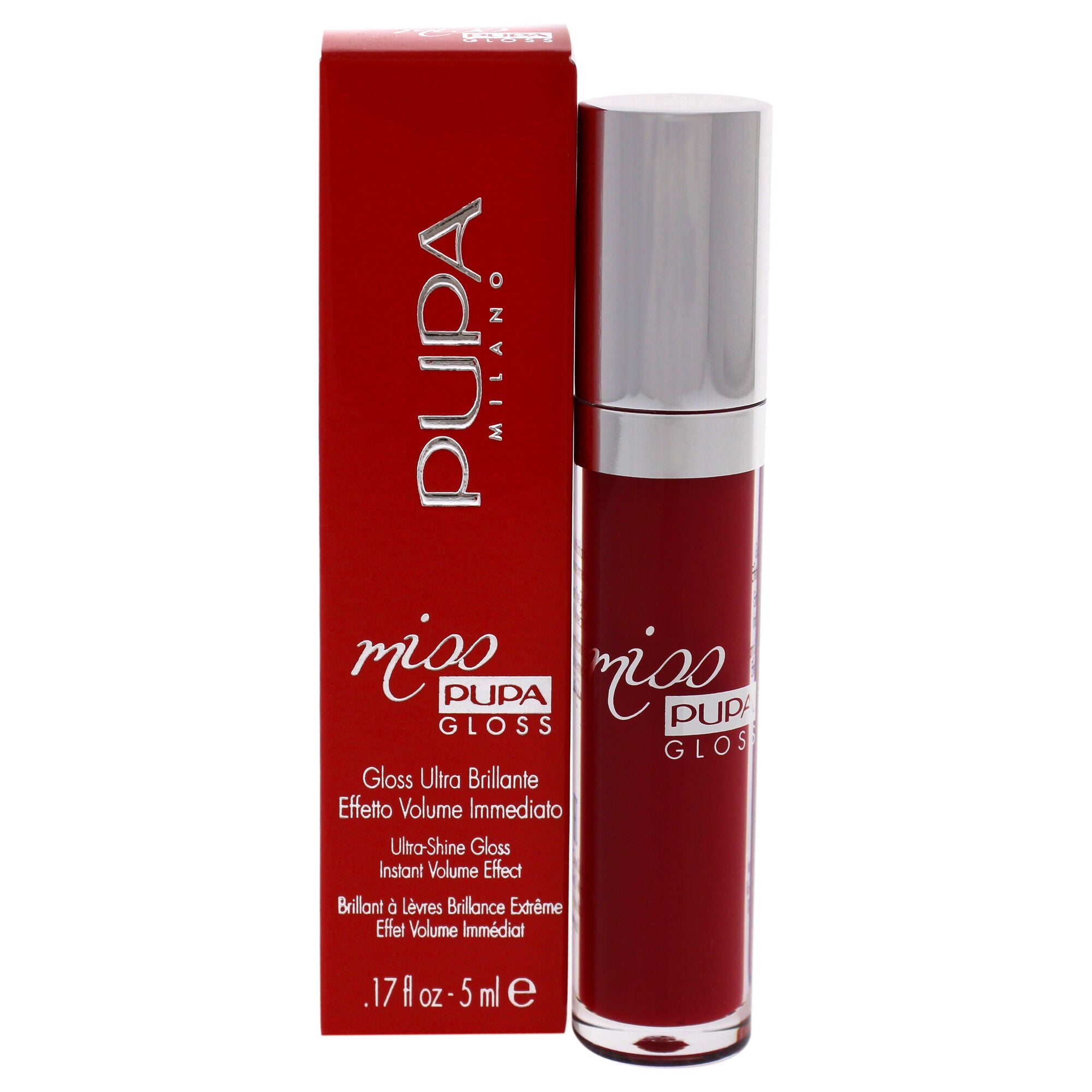 Miss Pupa Gloss Ultra-Shine Lip Gloss - 305 Essential Red by Pupa ...