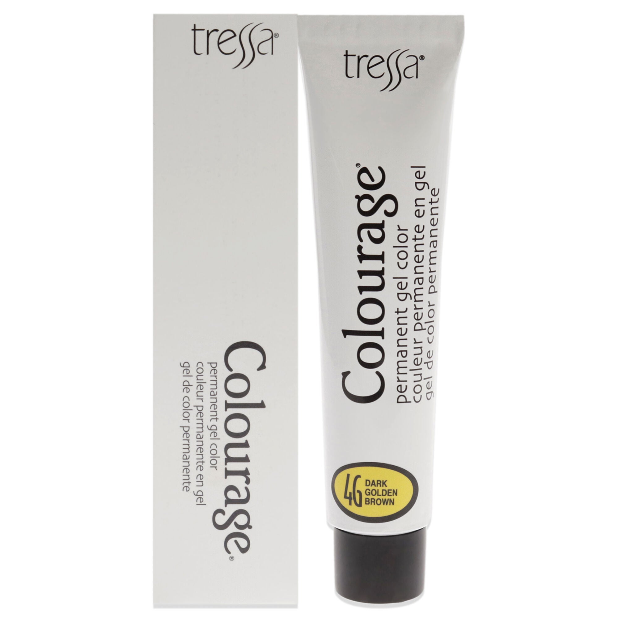Colourage Permanent Gel Color - 4G Dark Golden Brown by Tressa for ...