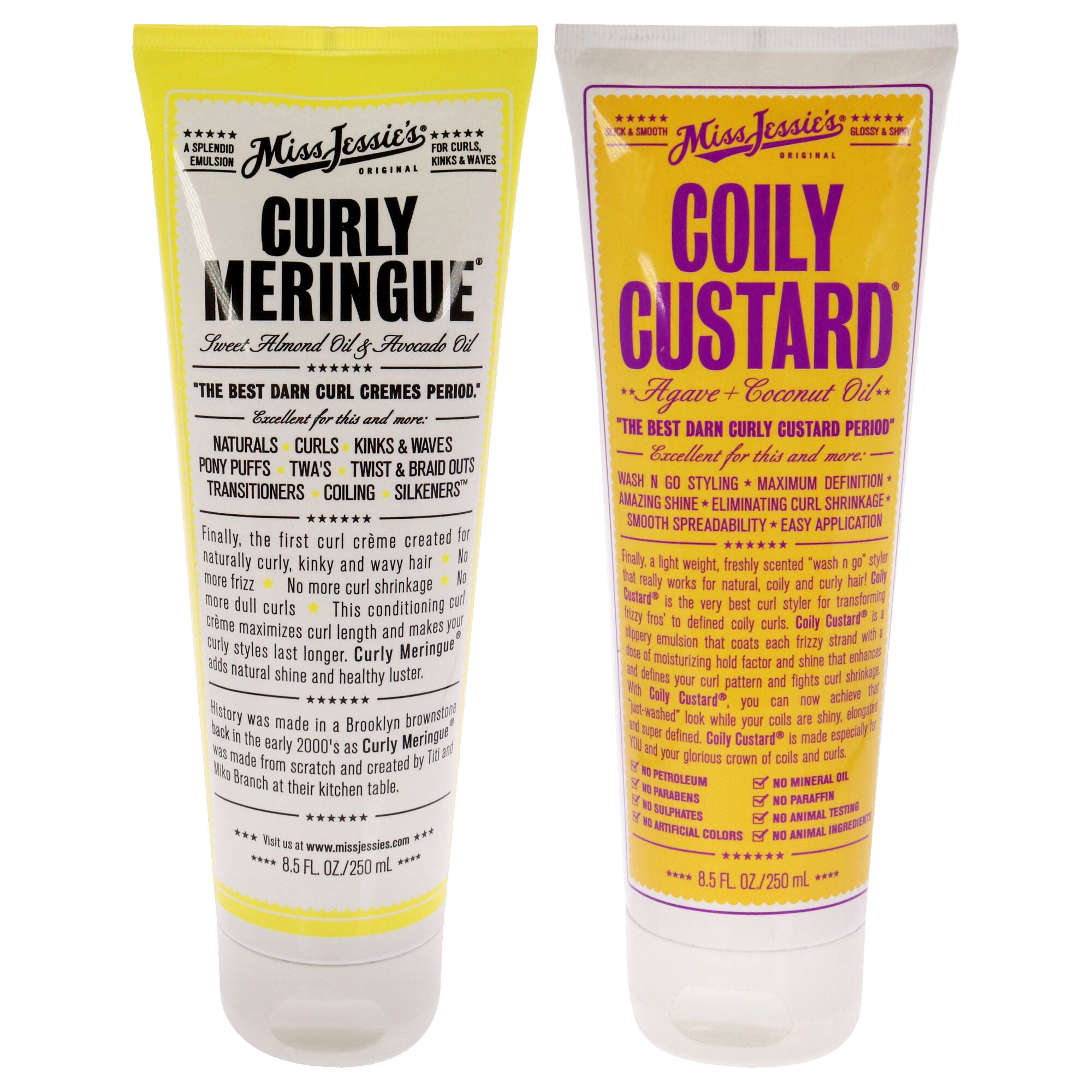 Coily Custard and Curly Meringue Kit by Miss Jessies for Unisex - 2 Pc ...