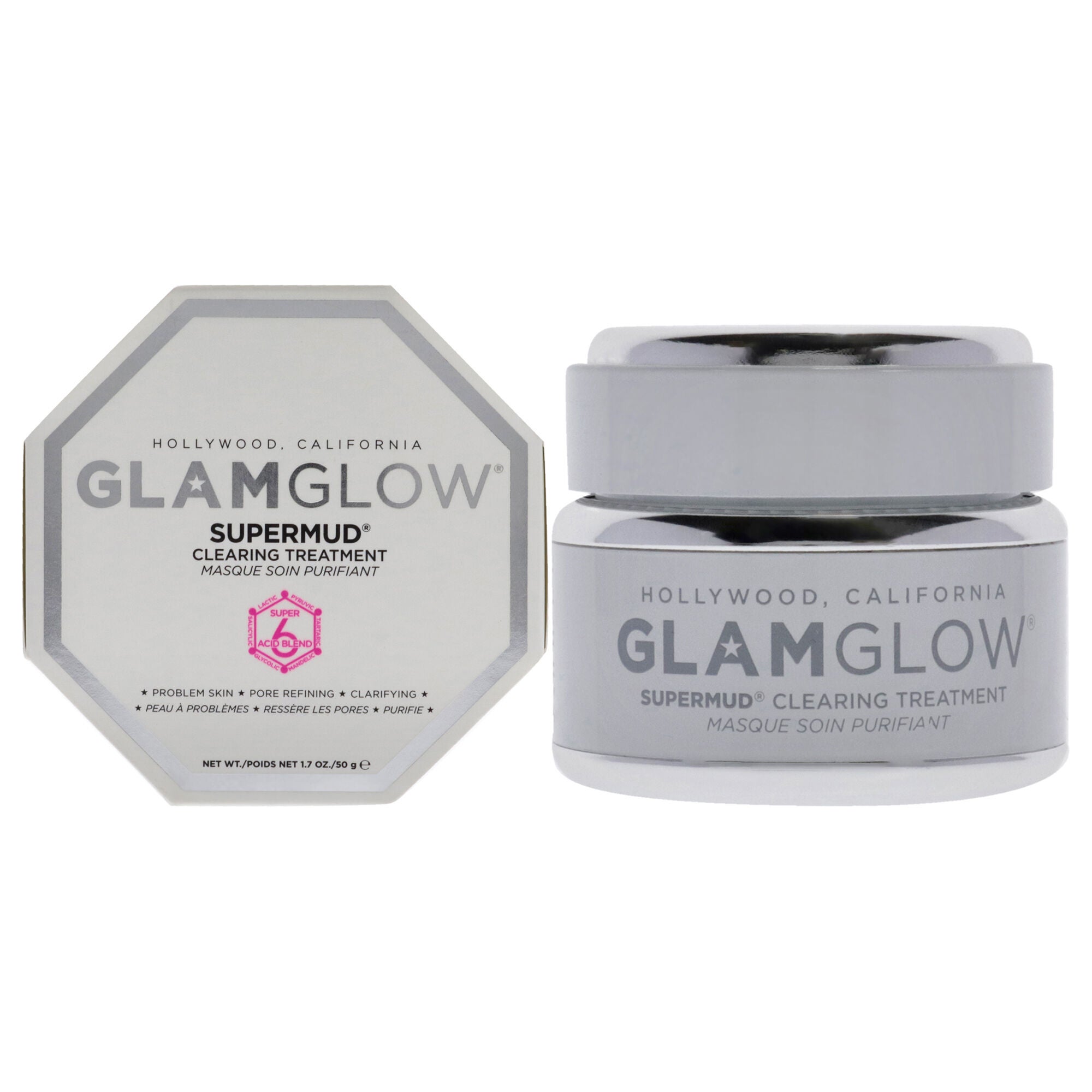 Supermud Clearing Treatment by Glamglow for Unisex - 1.7 oz Treatment | Woman Within