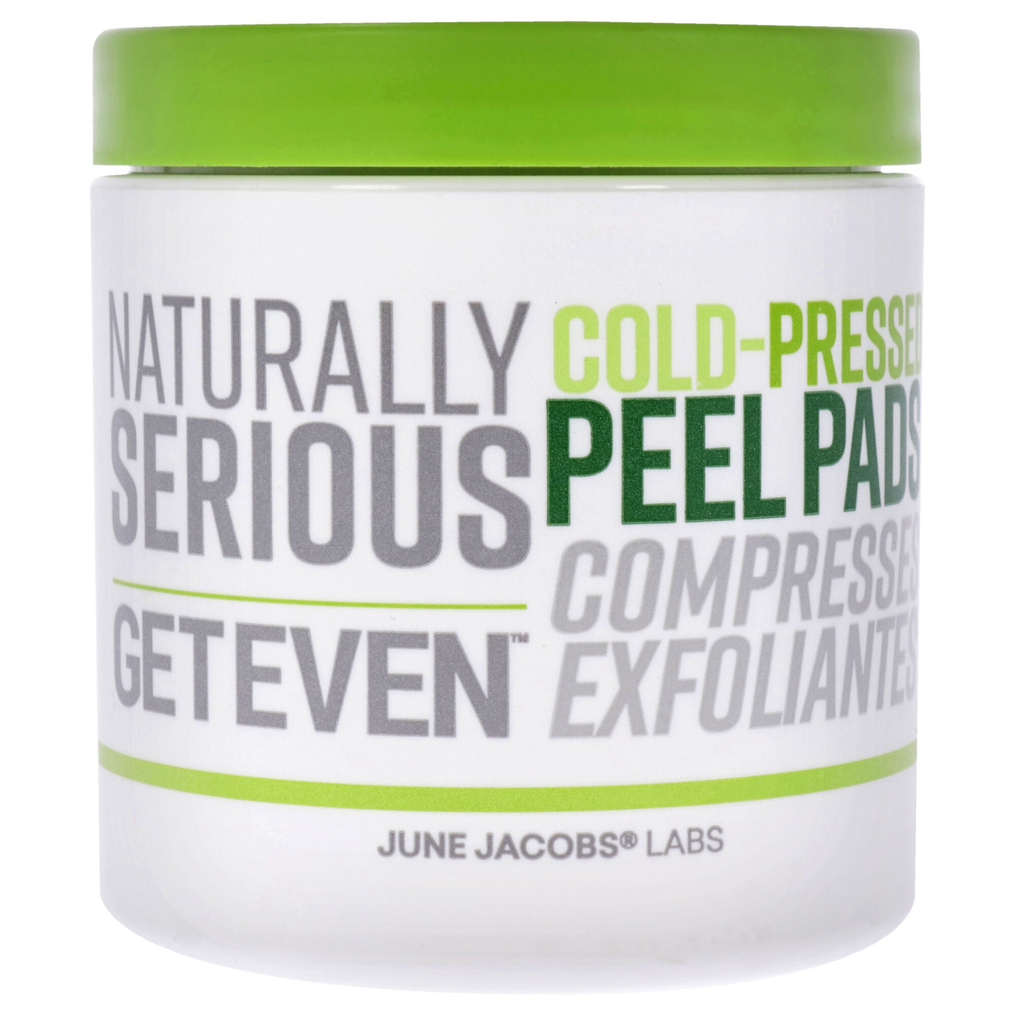 Get Even Cold-Pressed Peel Pads by Naturally Serious for Unisex - 60 Pc ...