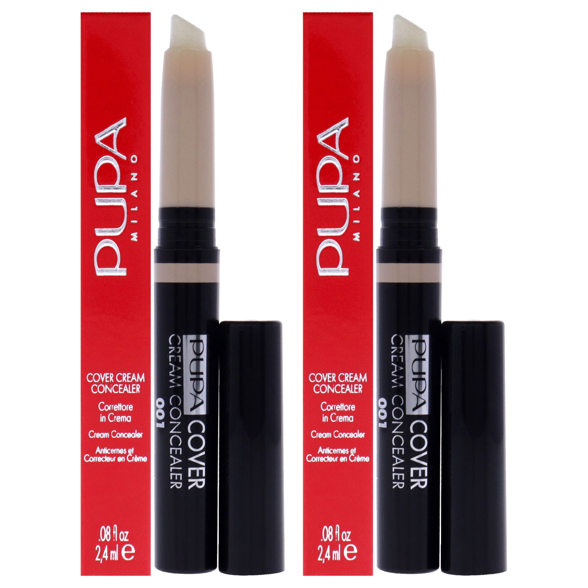 Cover Cream Concealer - 001 Light Beige by Pupa Milano for Women - 0.08 ...