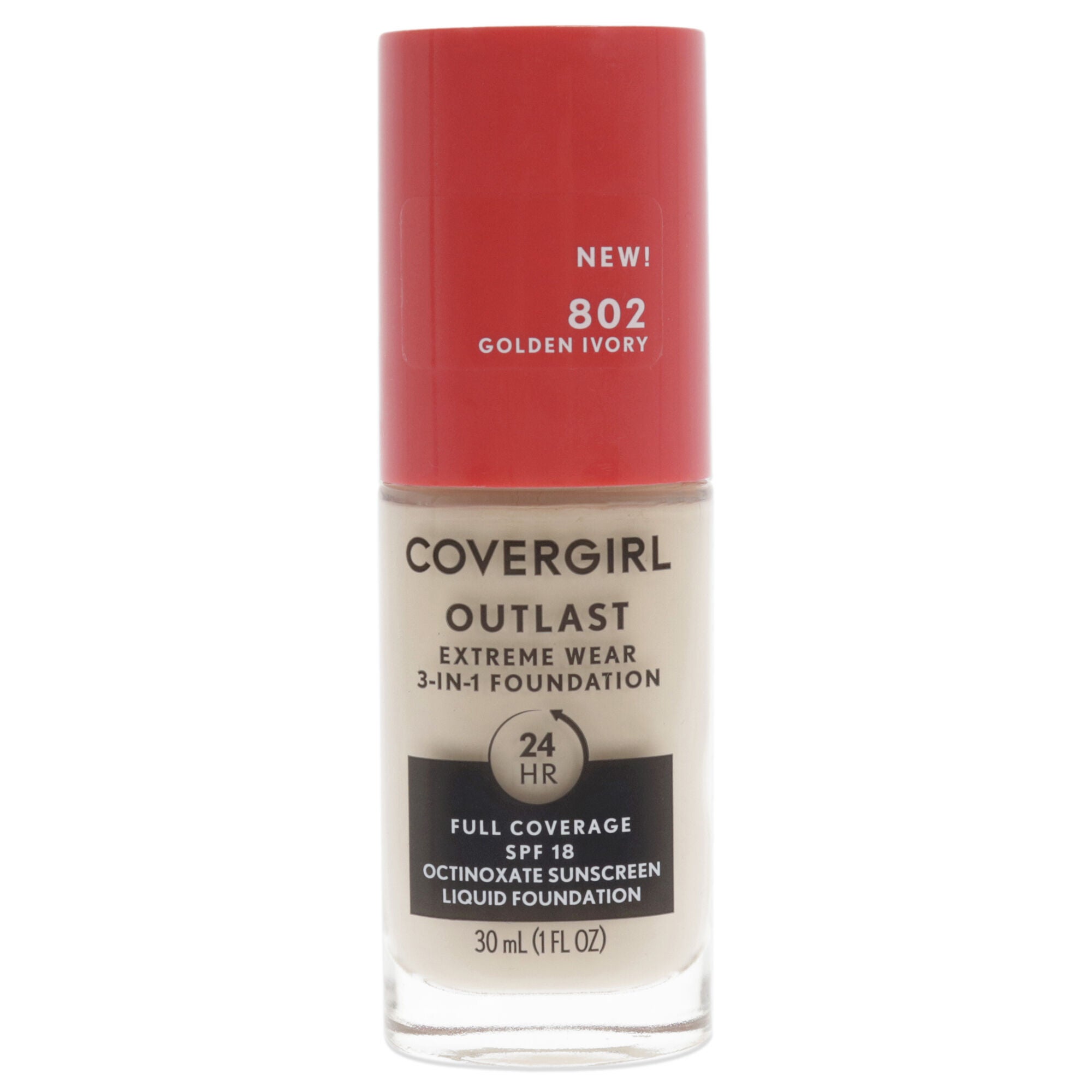 Outlast Extreme Wear 24Hr 3-in-1 Foundation SPF 18 - 802 Golden Ivory ...