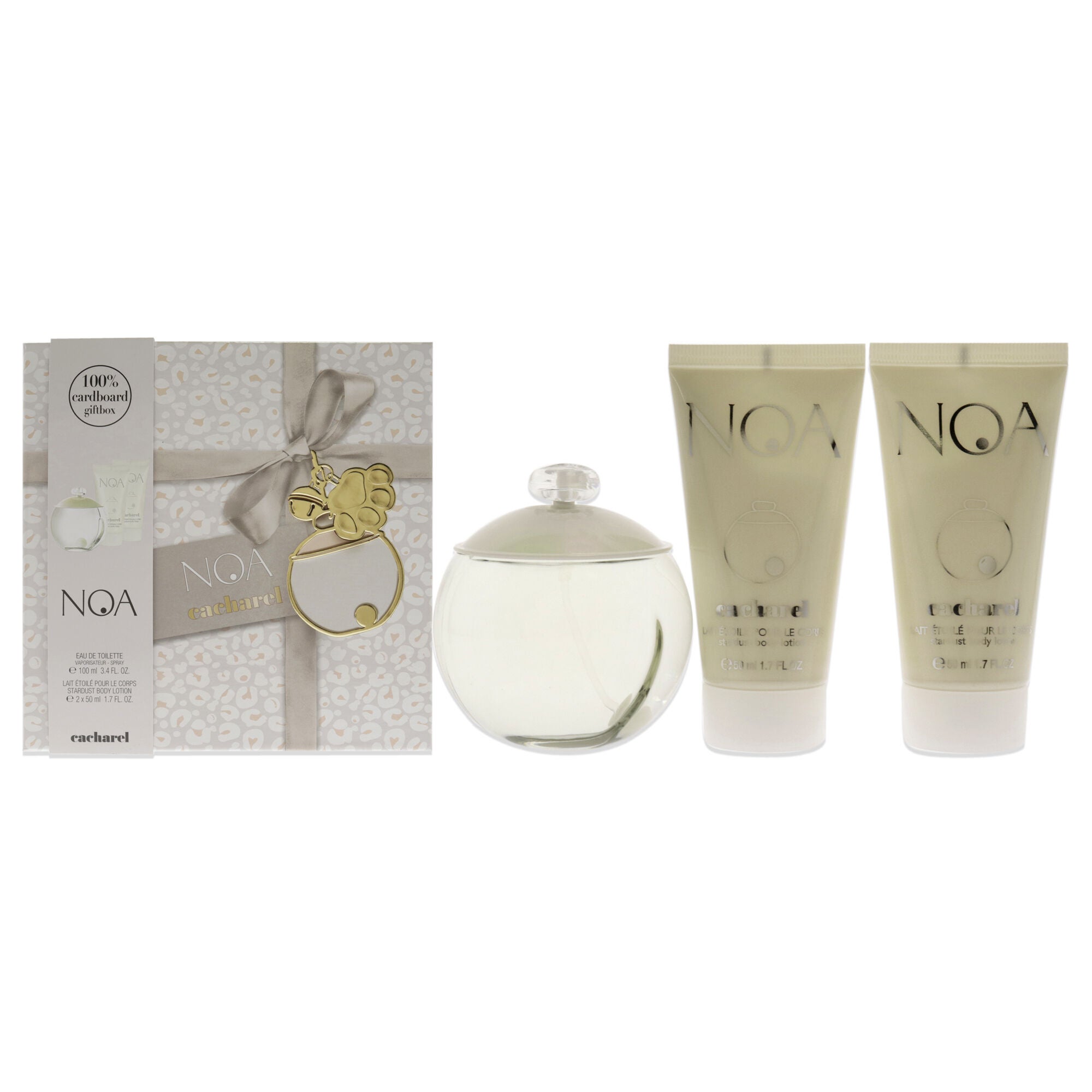 Noa by Cacharel for Women - 3 Pc Gift Set 3.4oz EDT Spray, 2 x 1.7oz ...