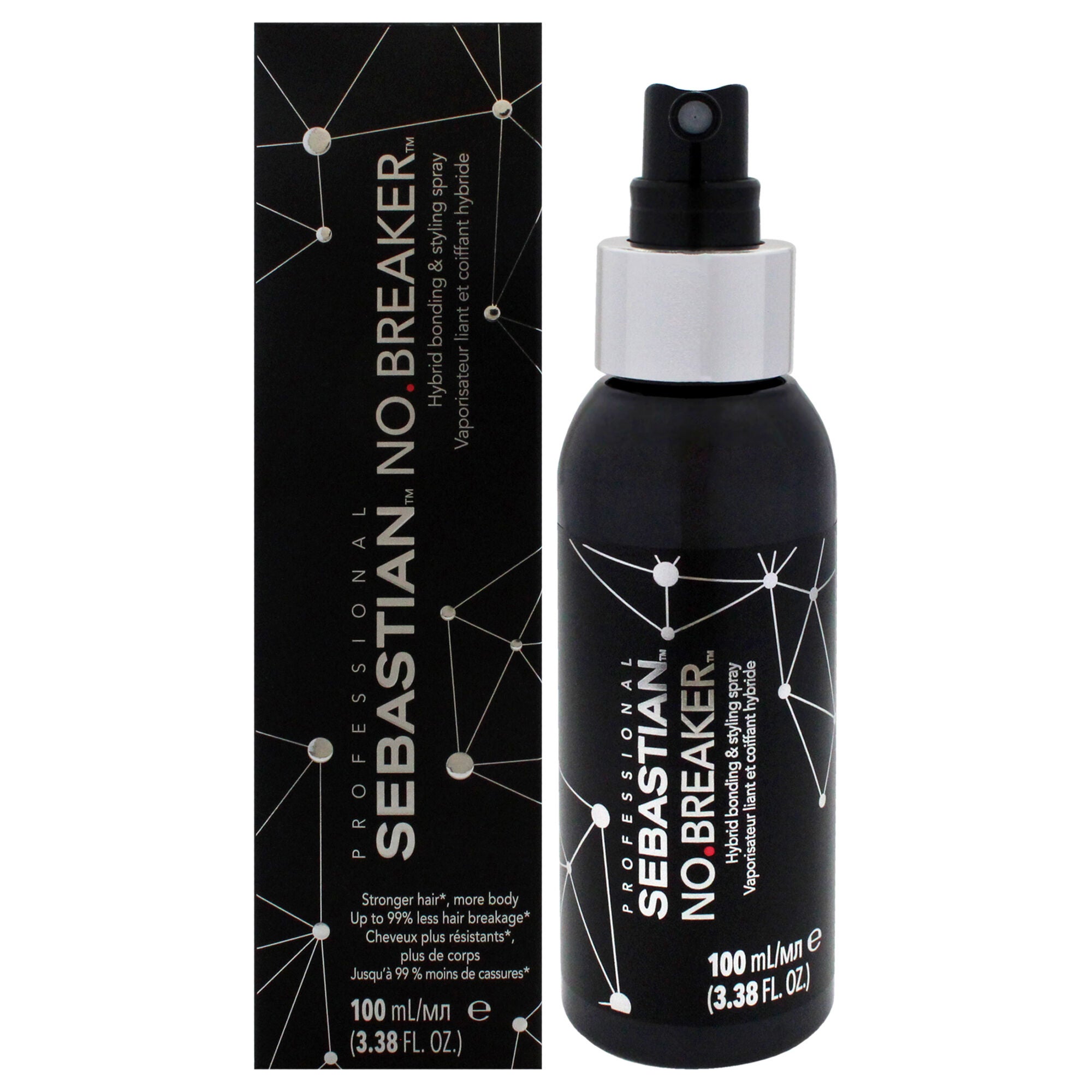 No Breaker Leave-In Bonding Spray by Sebastian for Unisex - 3.3 oz ...