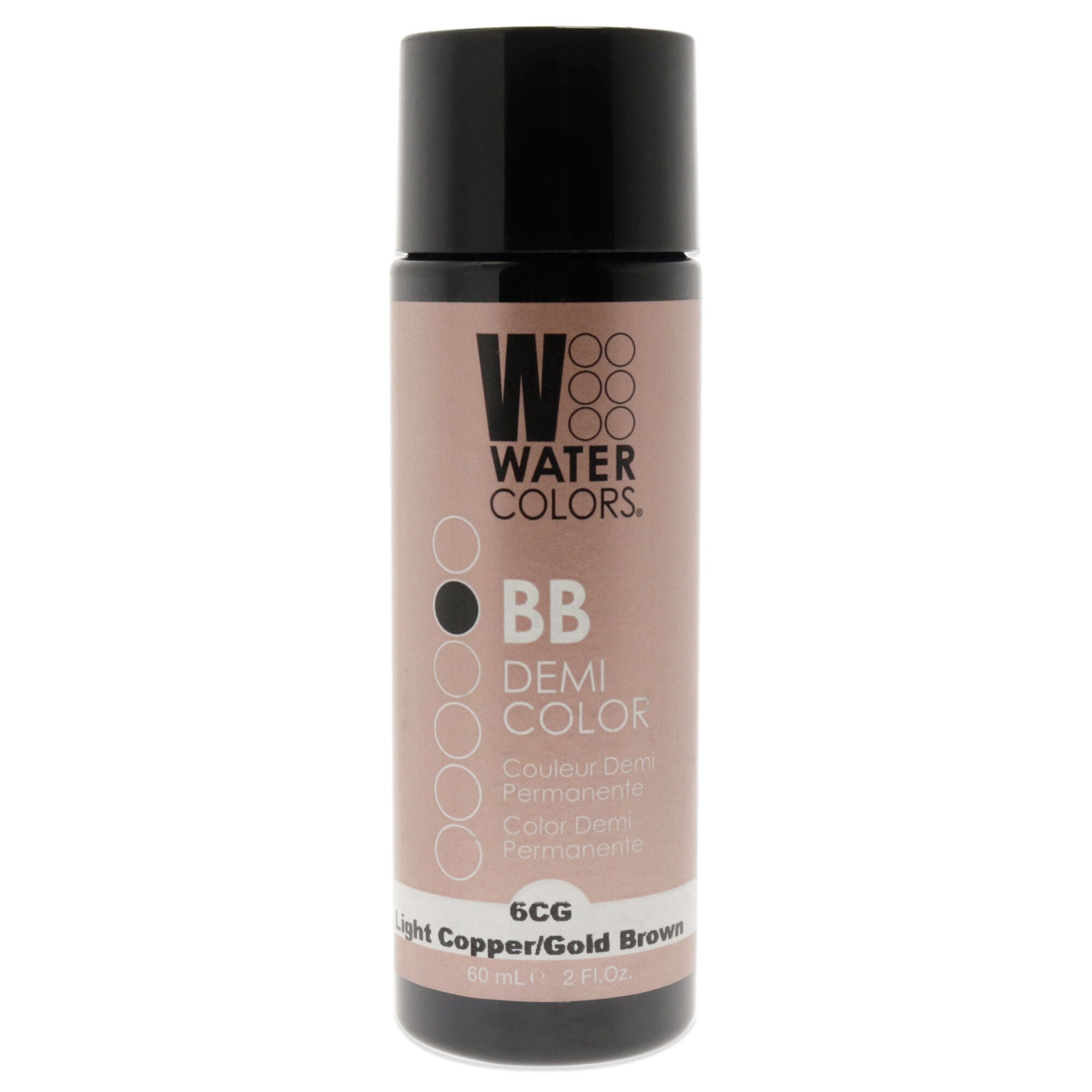 Watercolors BB Demi-Permanent Hair Color - 6CG Light Copper Gold Brown ...
