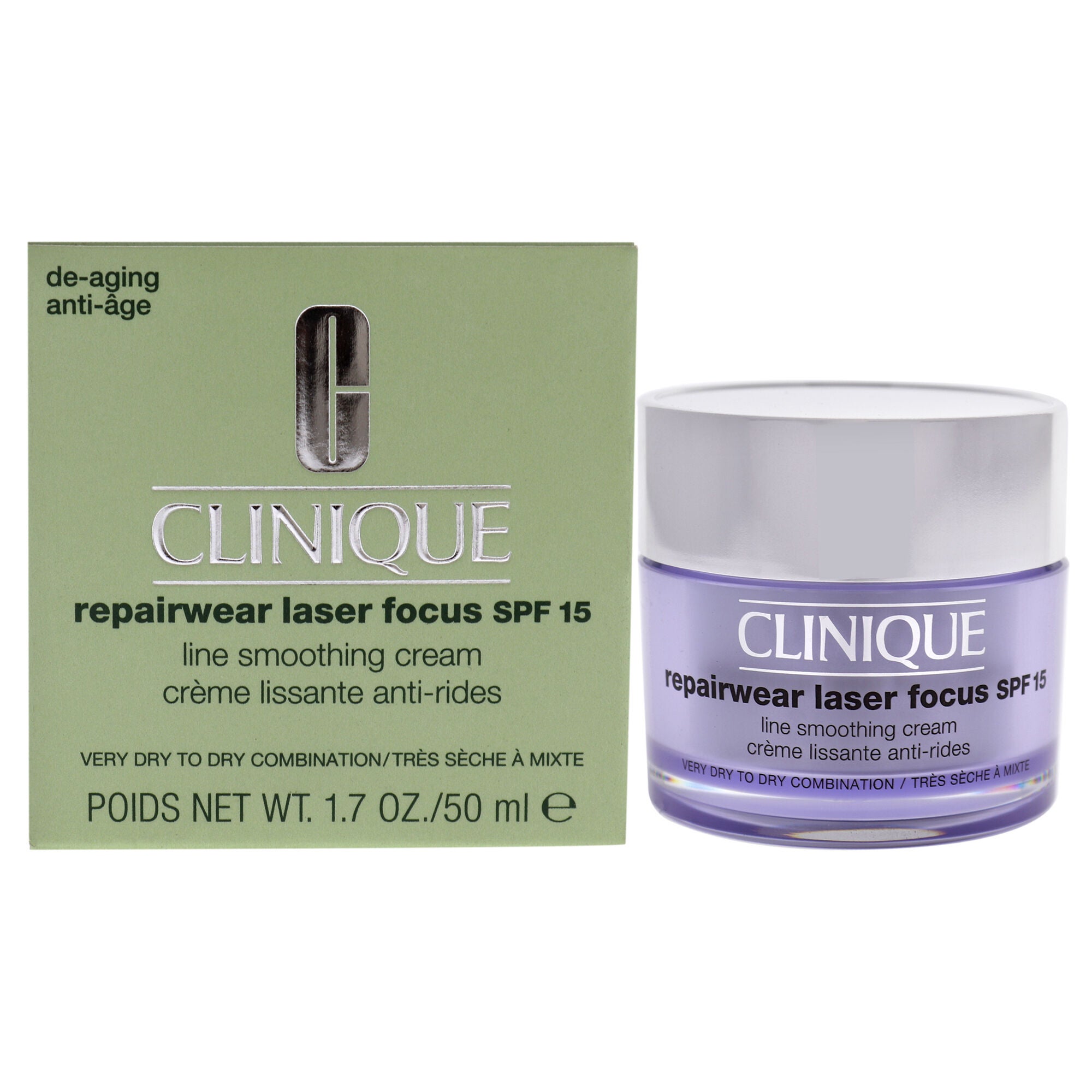 Repairwear Laser Focus Line Smoothing Cream SPF 15 - Very Dry to Dry ...