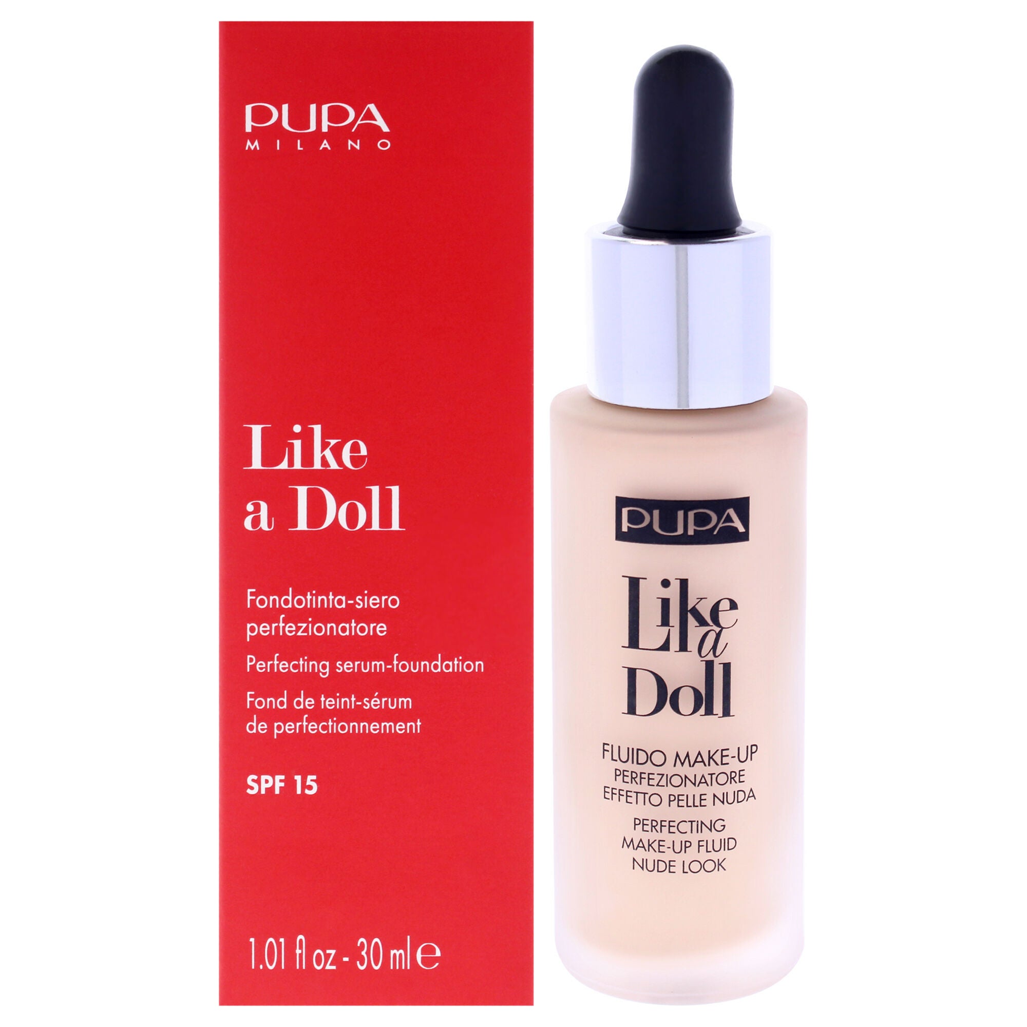 Like A Doll Perfecting Make-Up Fluid Nude Look Foundation SPF 15 - 020 ...