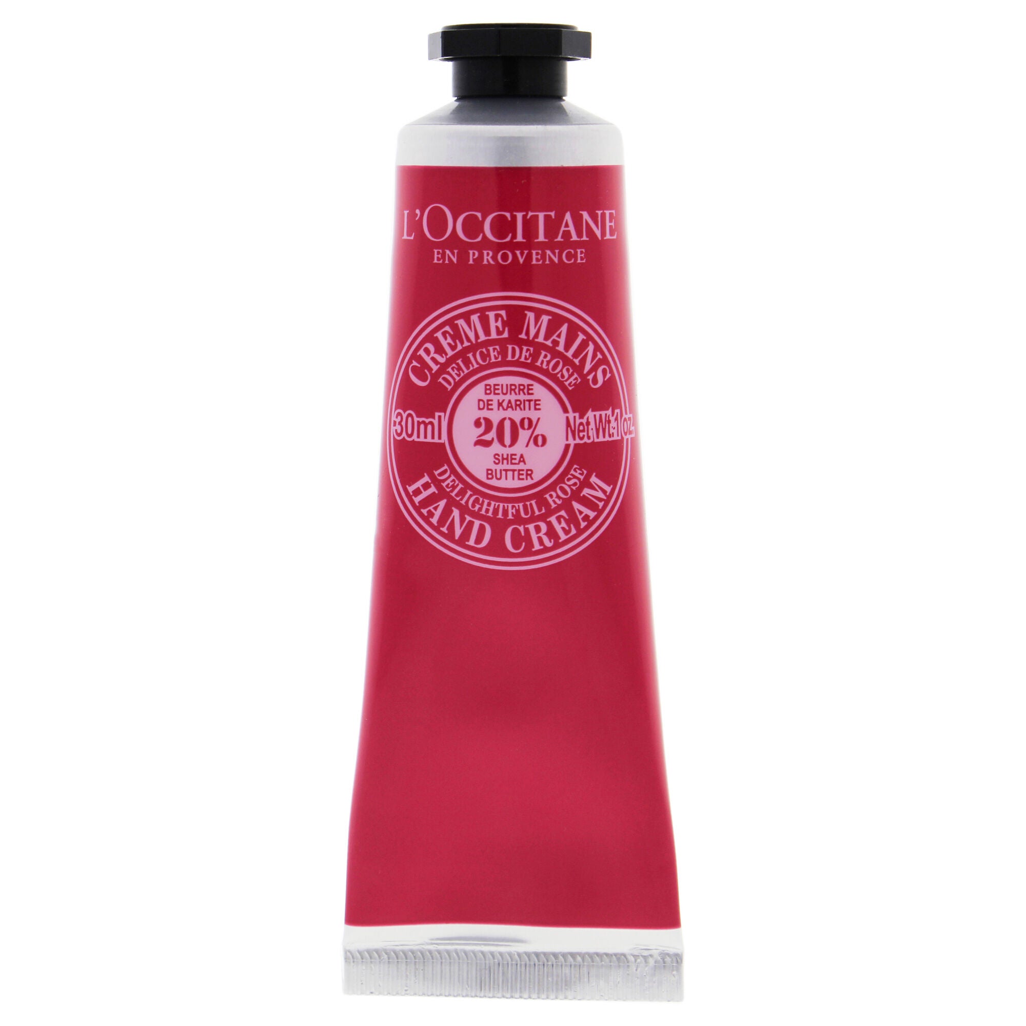 Shea Butter Delightful Rose Hand Cream by LOccitane for Unisex - 1 oz ...