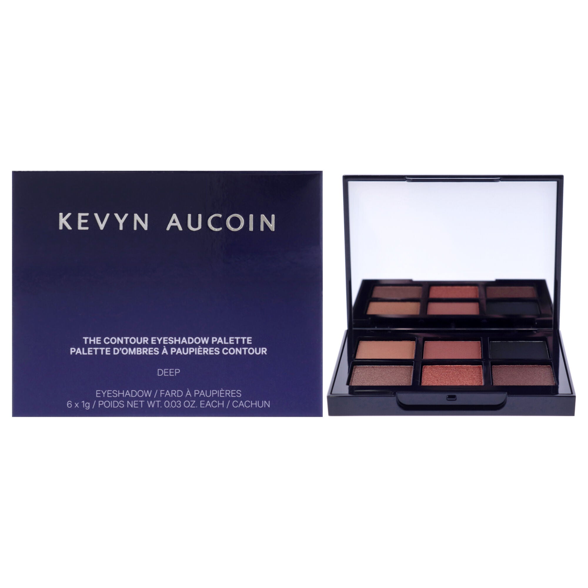 The Contour Eyeshadow Palette - Deep by Kevyn Aucoin for Women - 0.18 ...