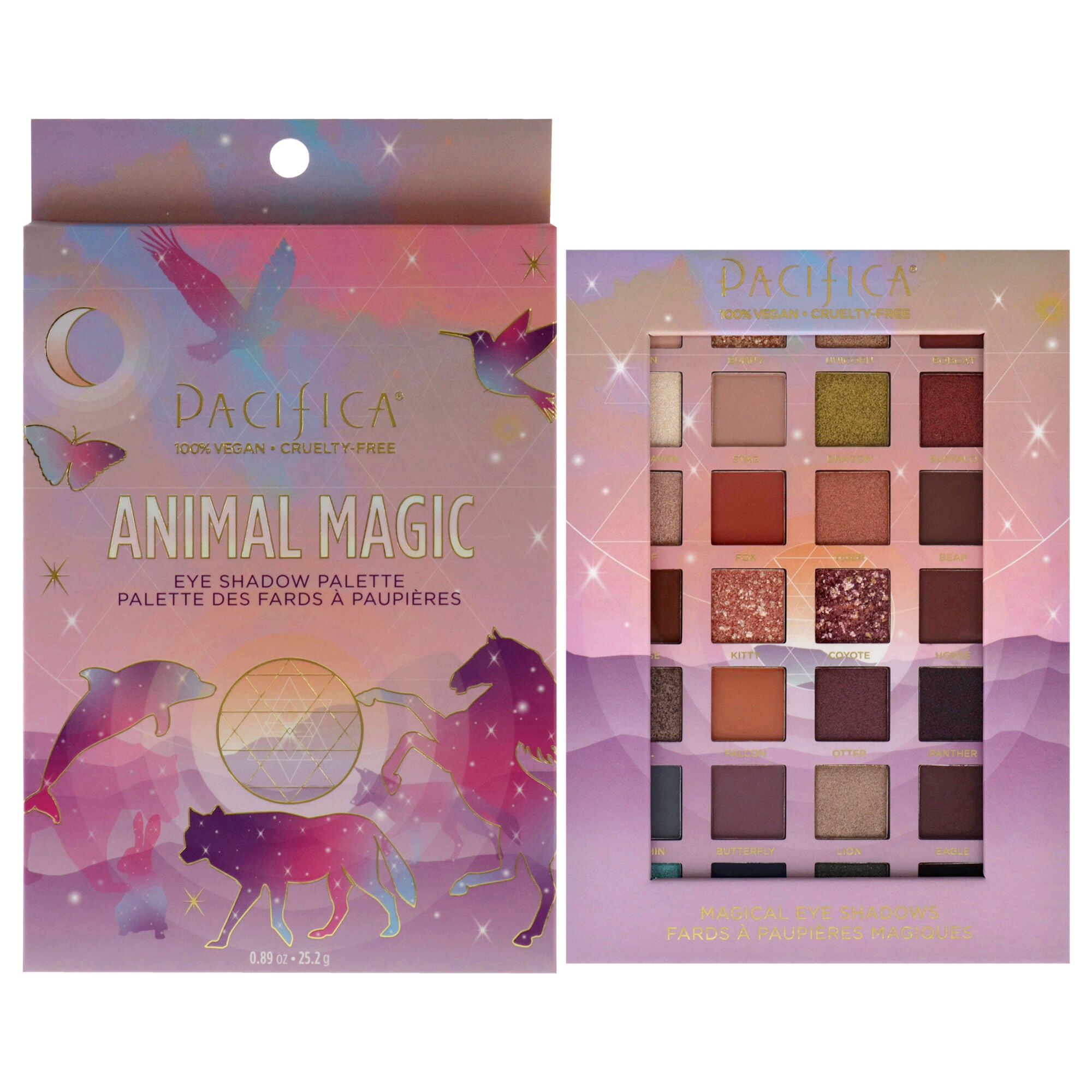 Eyeshadow Palette - Animal Magic by Pacifica for Women - 0.89 oz Eye ...