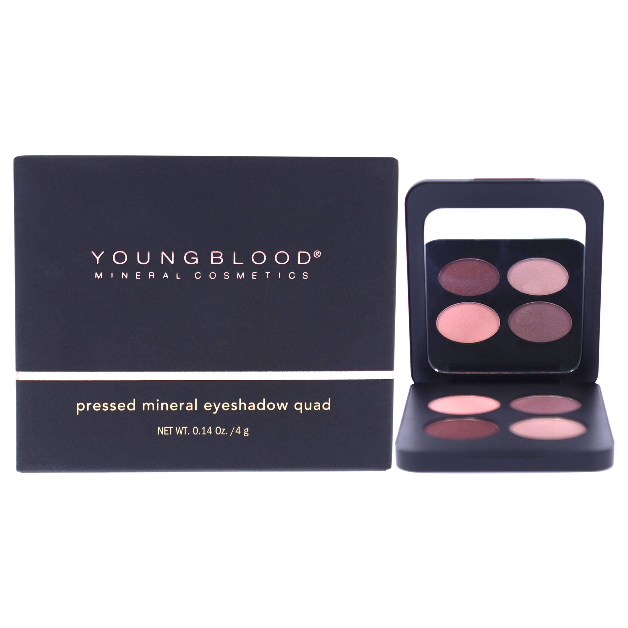 Pressed Mineral Eyeshadow Quad - Vintage by Youngblood for Women - 0.14 oz Eye Shadow | Woman Within