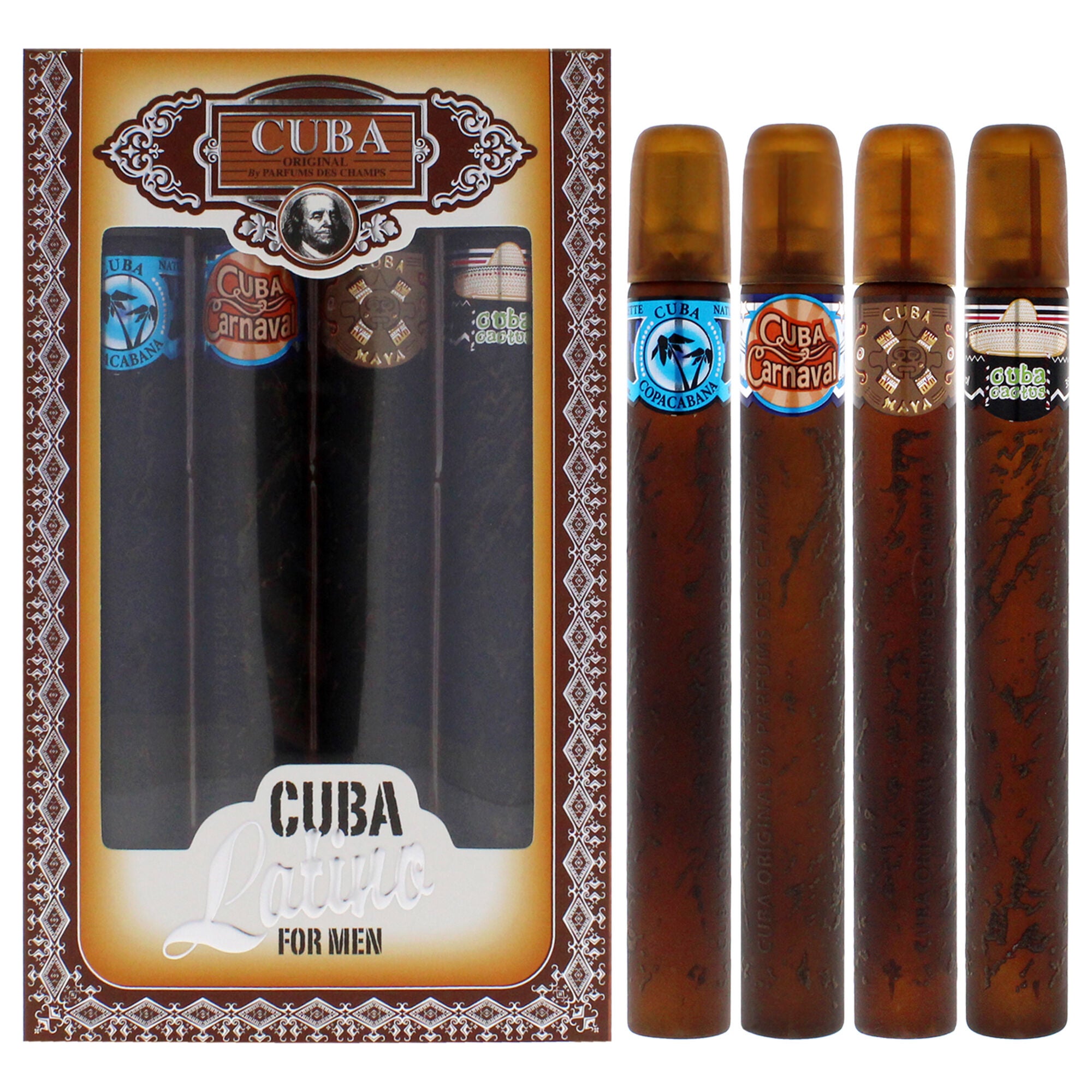 Cuba Latino Collection by Cuba for Men - 4 Pc Gift Set | Woman Within