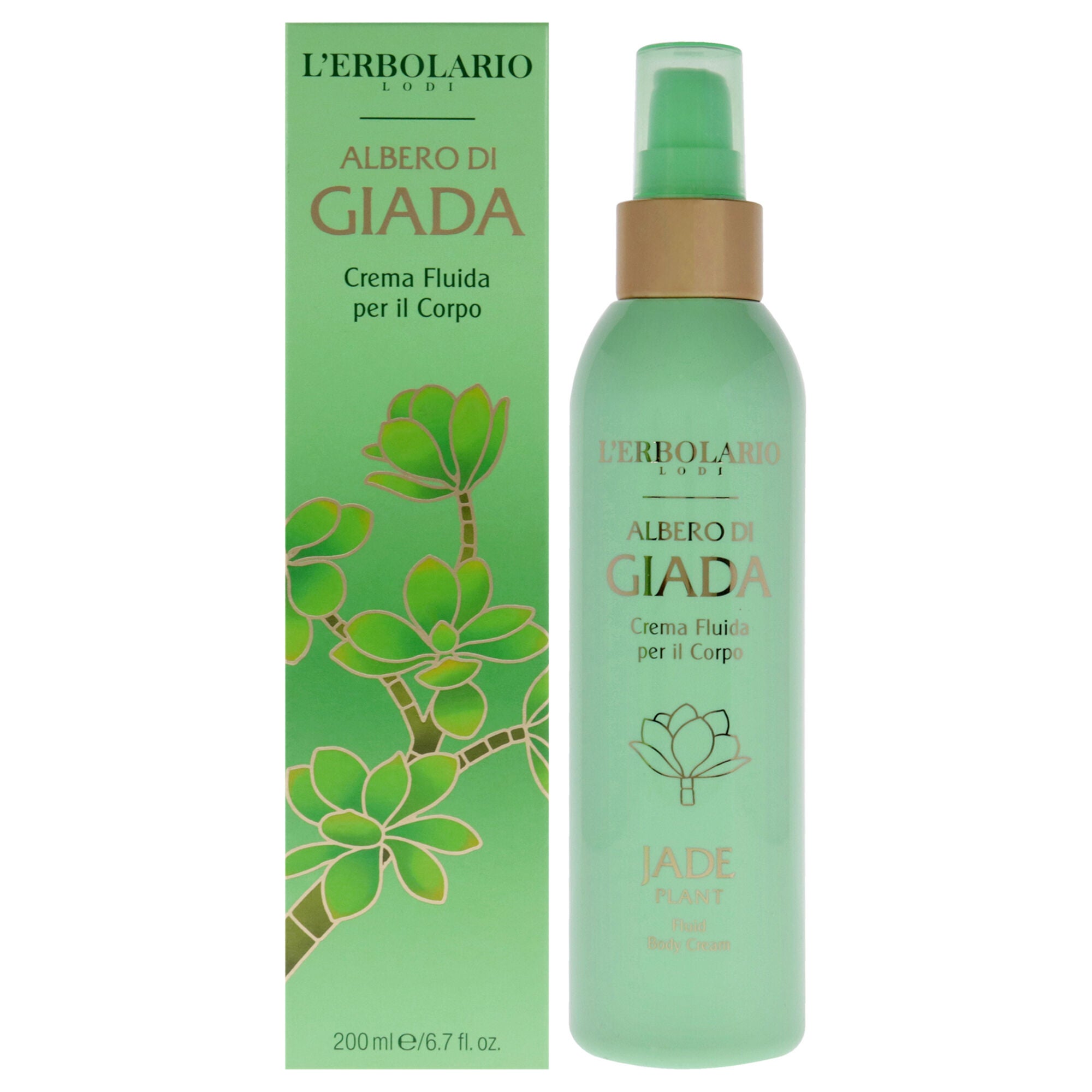 Fluid Body Cream - Jade Plant by LErbolario for Unisex - 6.7 oz Body ...