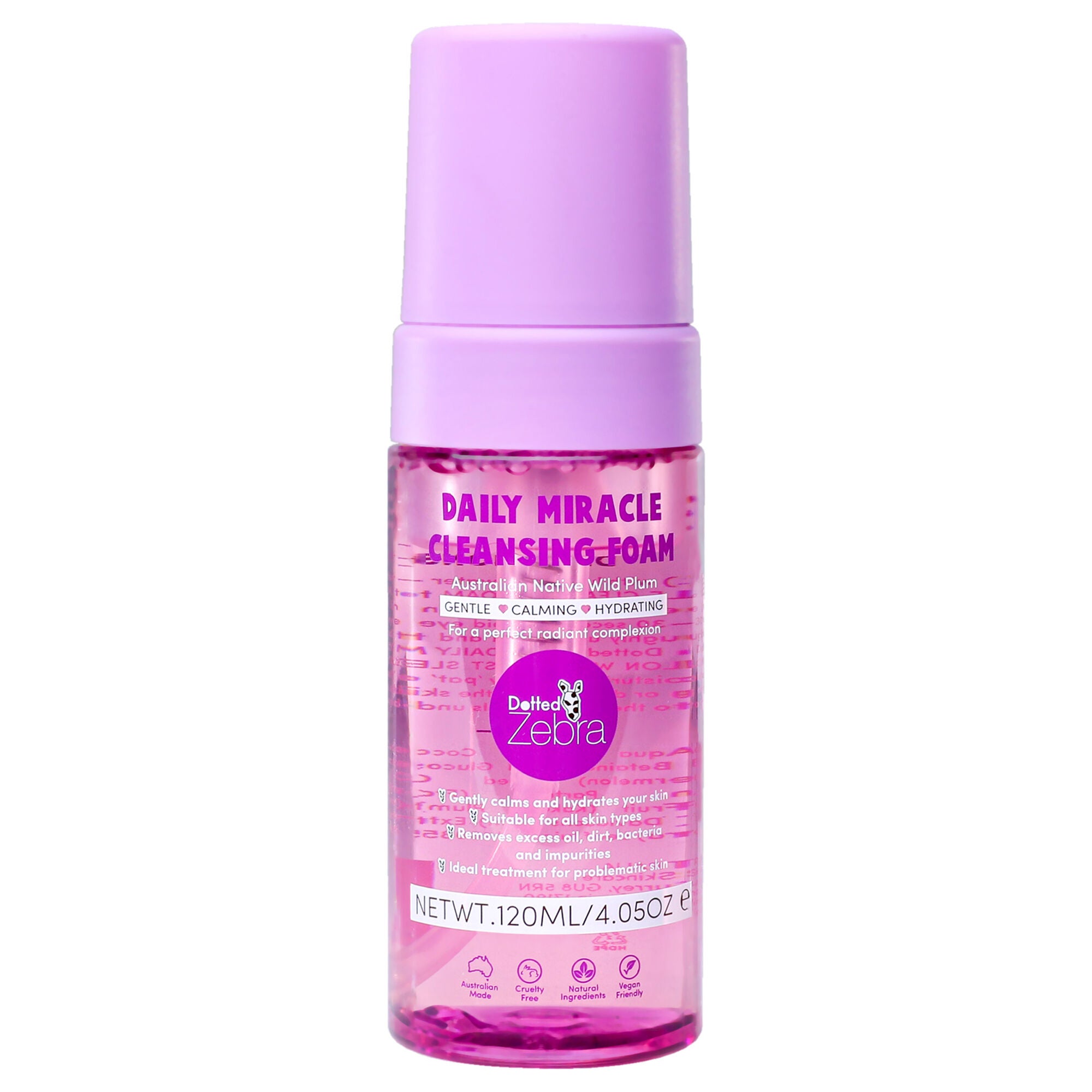 Daily Miracle Cleansing Foam by Dotted Zebra for Women - 4.05 oz ...
