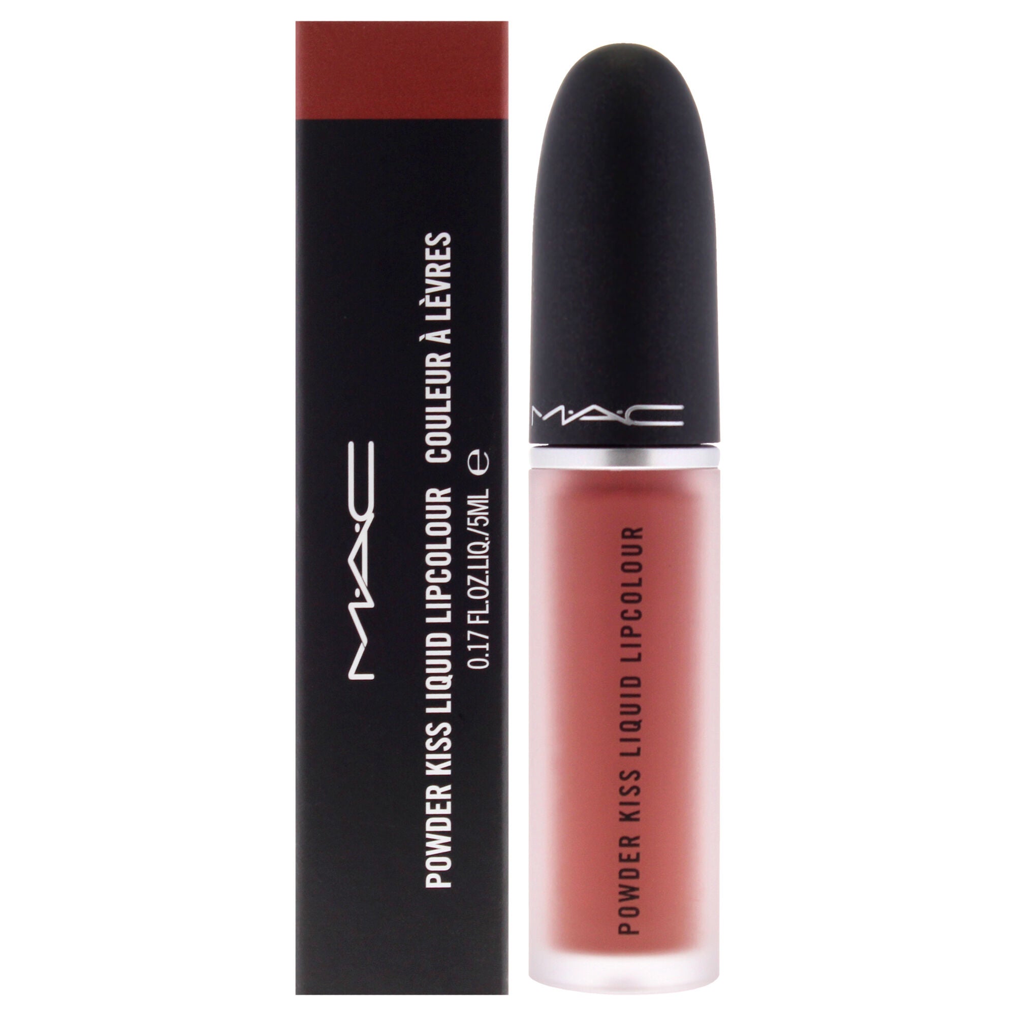 Powder Kiss Liquid Lipcolor - 989 Mull It Over by MAC for Women - 0.17 ...