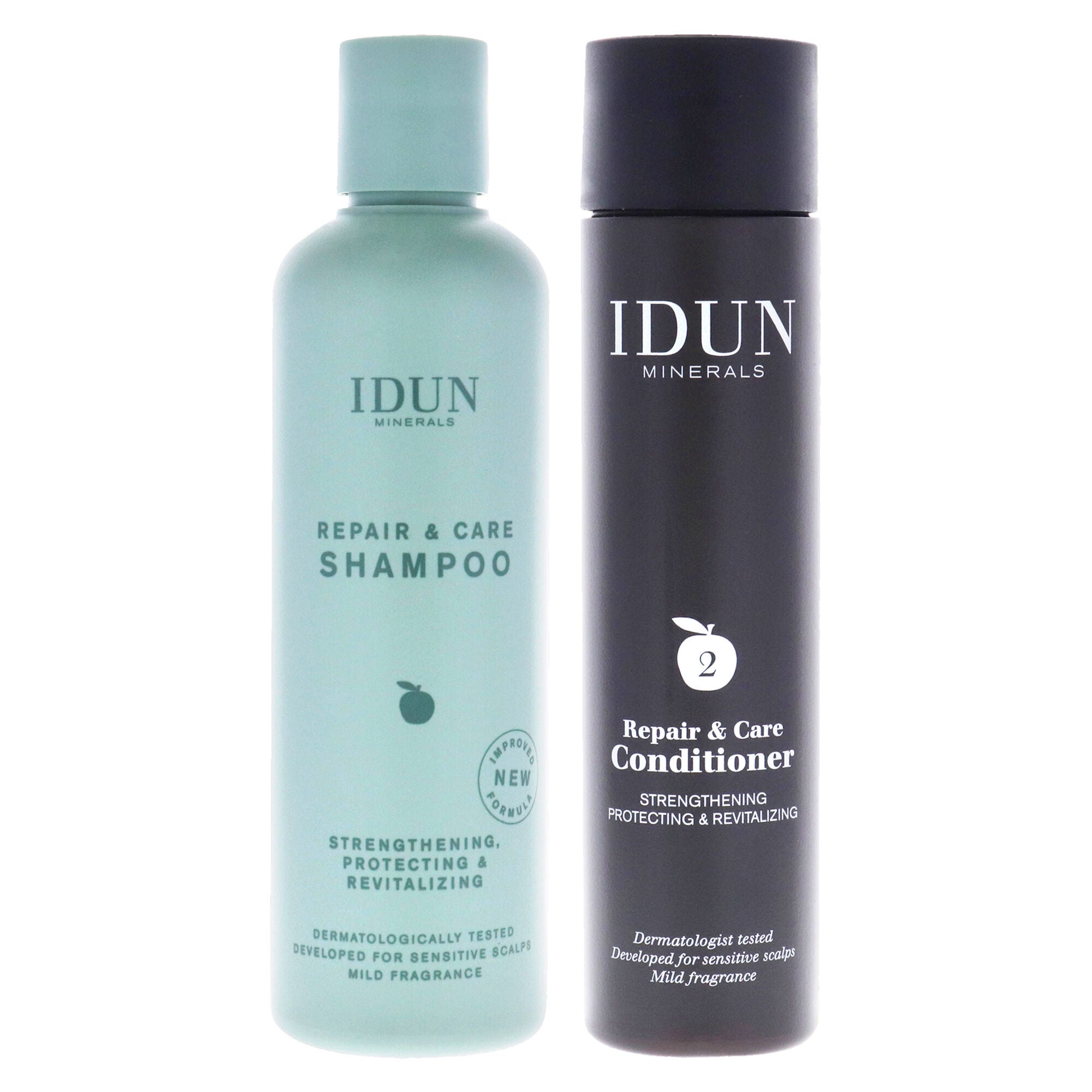 Repair and Care Shampoo and Conditoner Kit by Idun Minerals for Unisex ...