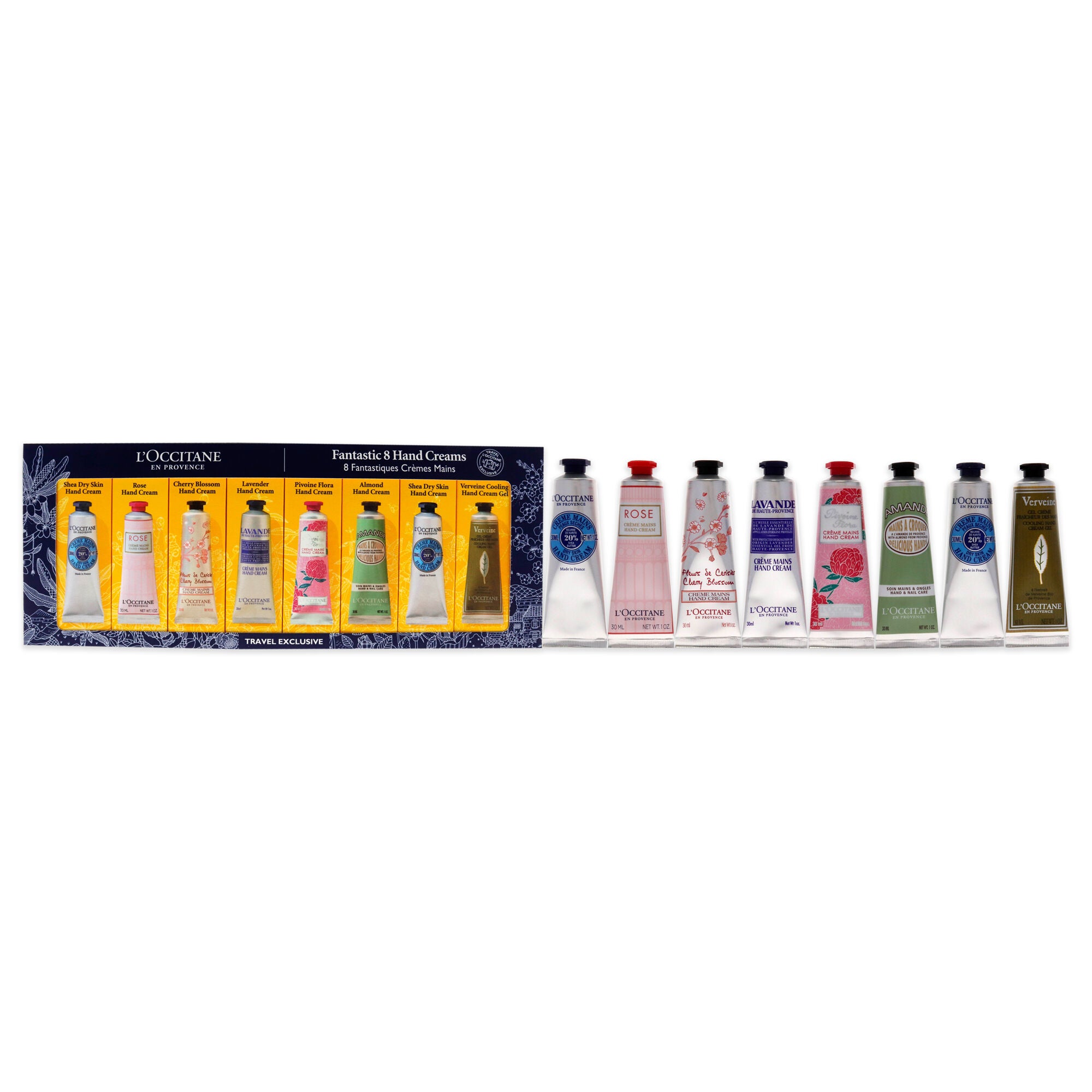 Fantastic 8 Hand Creams Kit by LOccitane for Unisex - 8 x 1 oz Shea Dry ...