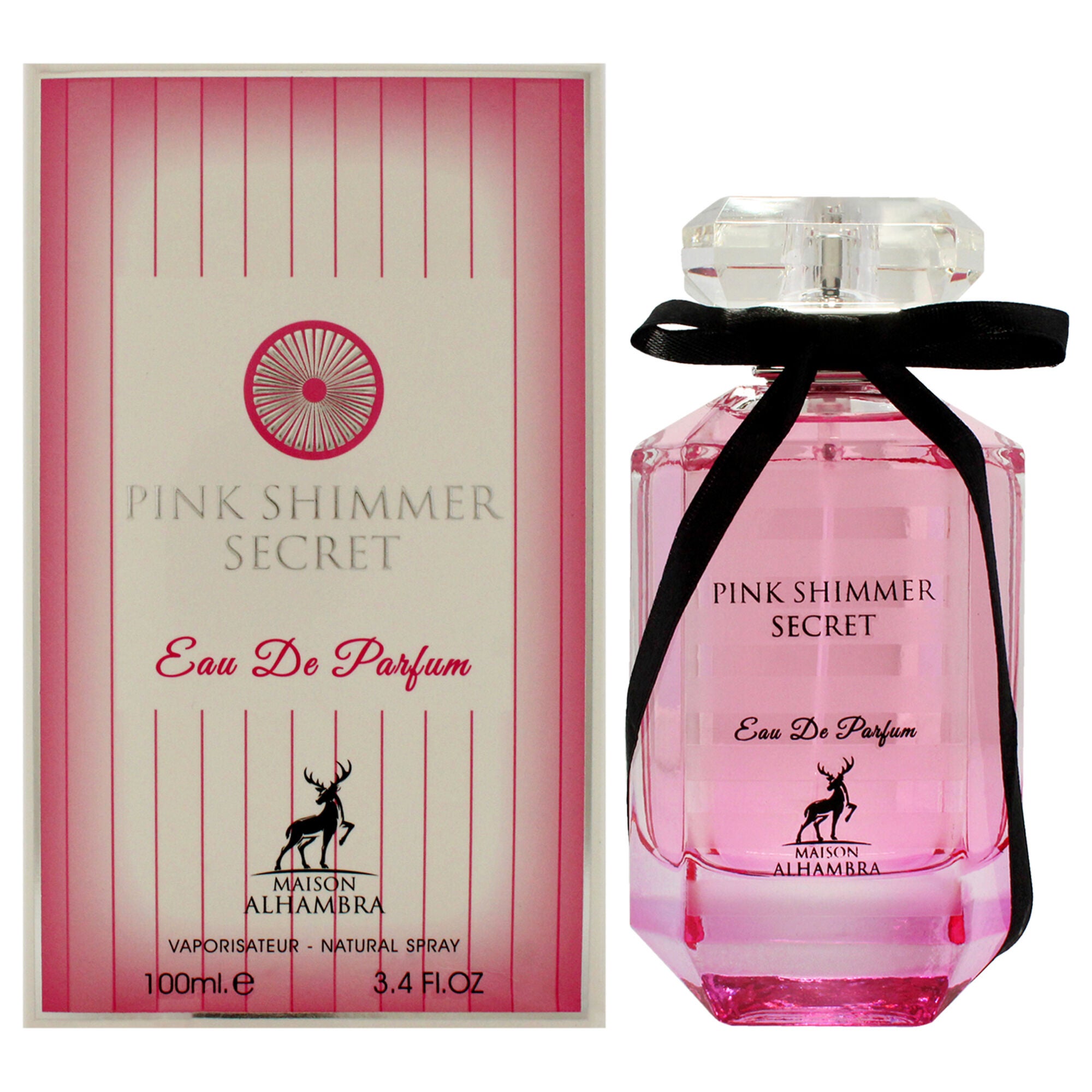Pink Shimmer Secret by Maison Alhambra for Women - 3.4 oz EDP Spray ...