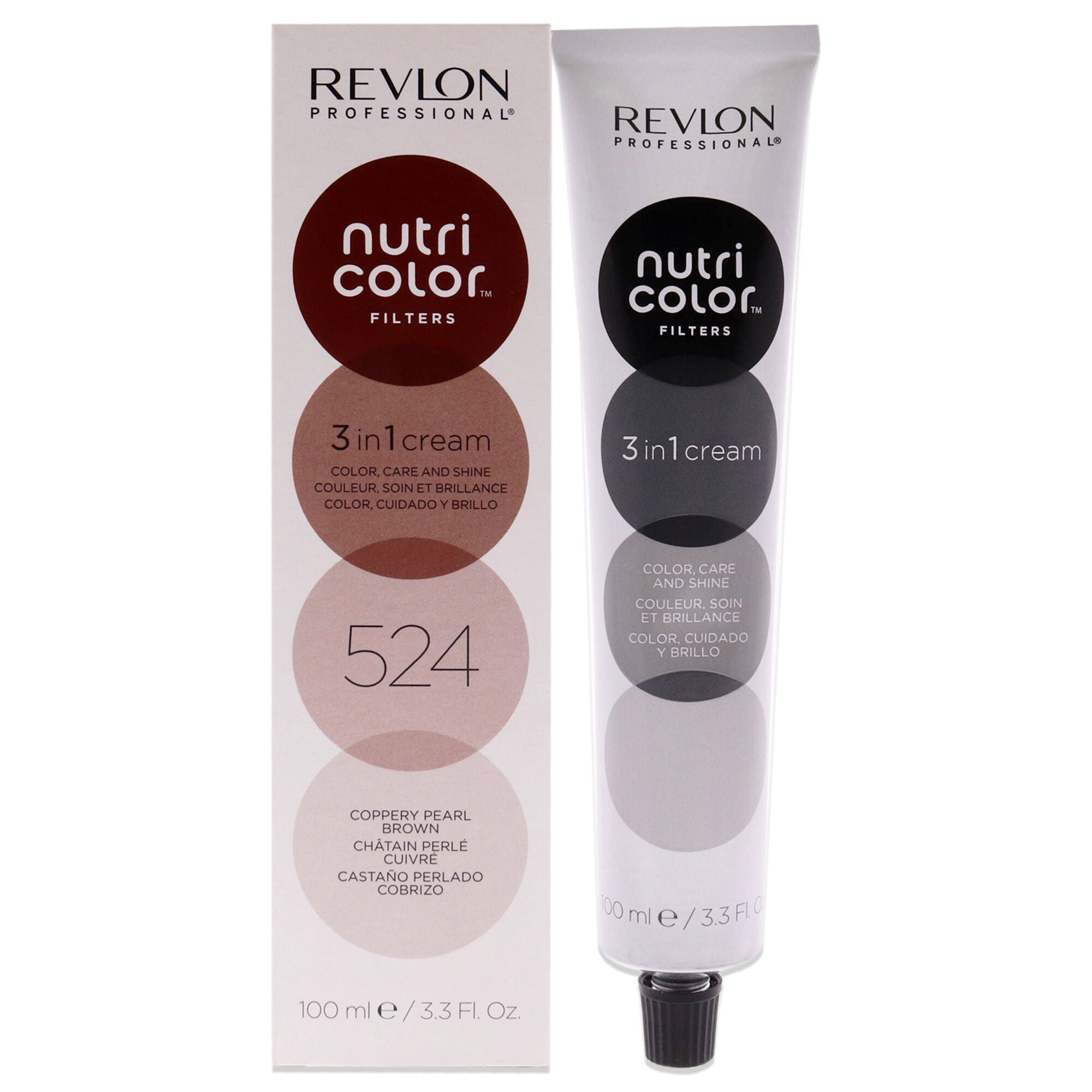 Nutri Color Cream - 524 Copper Pearl Brown by Revlon for Unisex - 3.3 ...