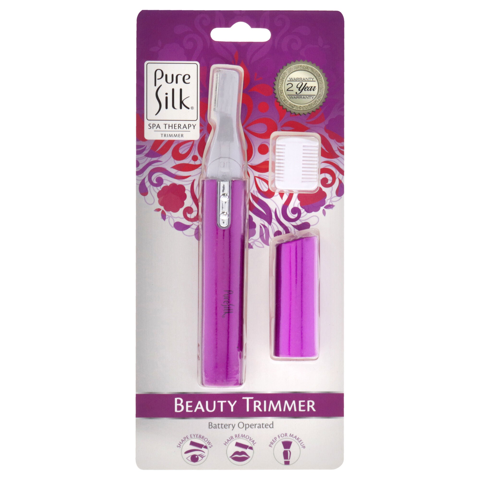 Pure Silk Micro Trimer Battery by Barbasol for Women - 2 Pc Beuty ...