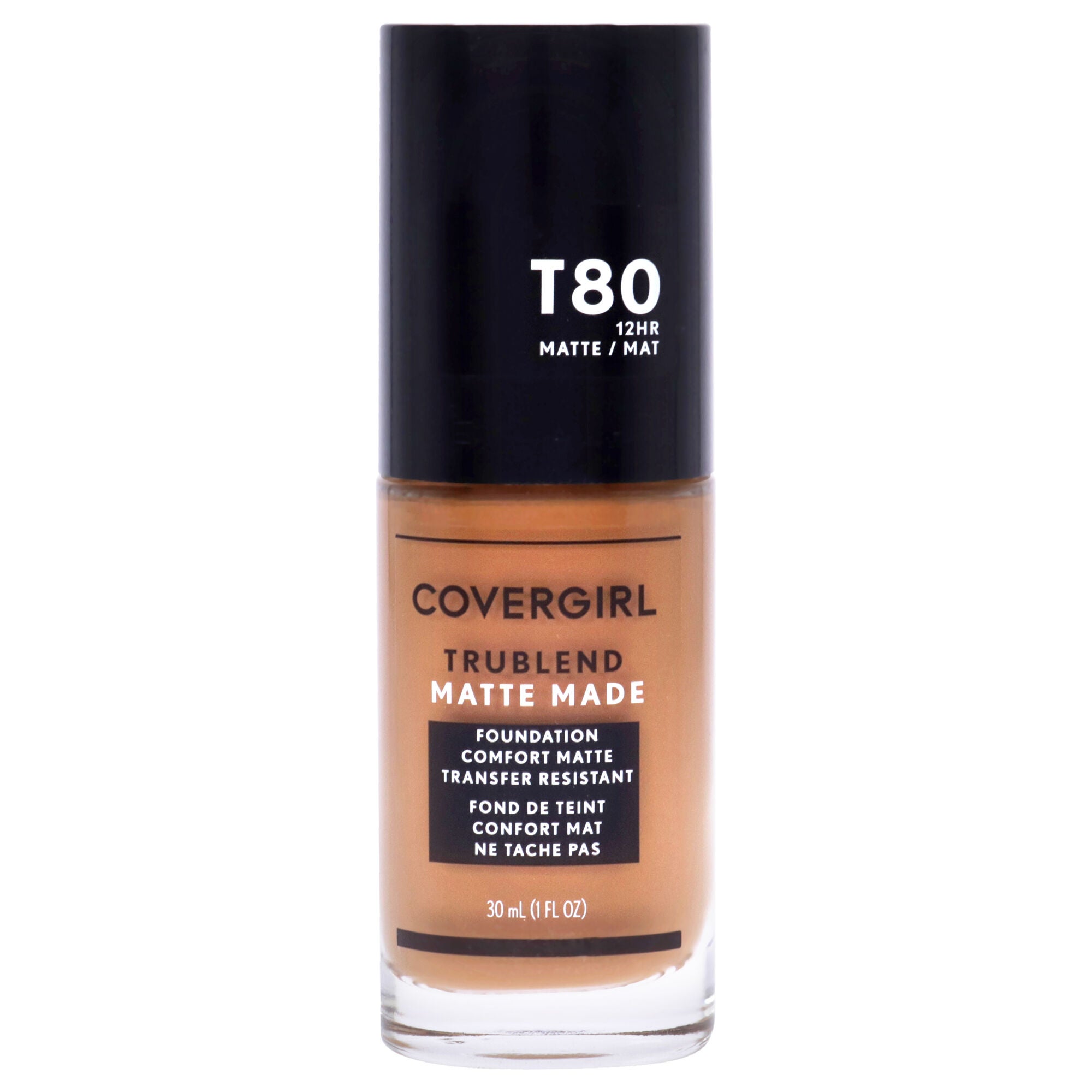 TruBlend Matte Made Liquid Foundation - T80 Toasted Caramel by ...