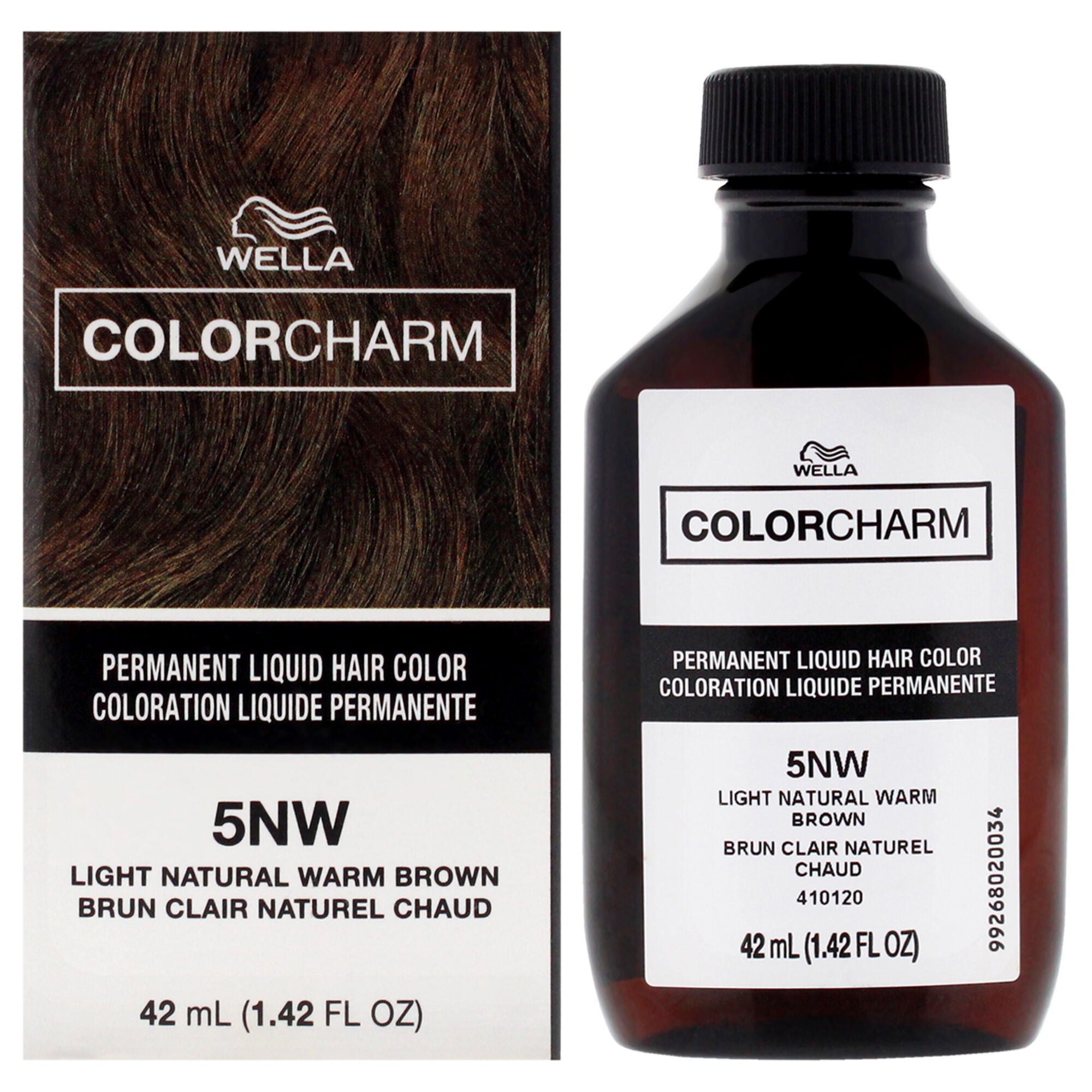 Color Charm Permanent Liquid Hair Color - 5NW Light Natural Warm Blonde ...