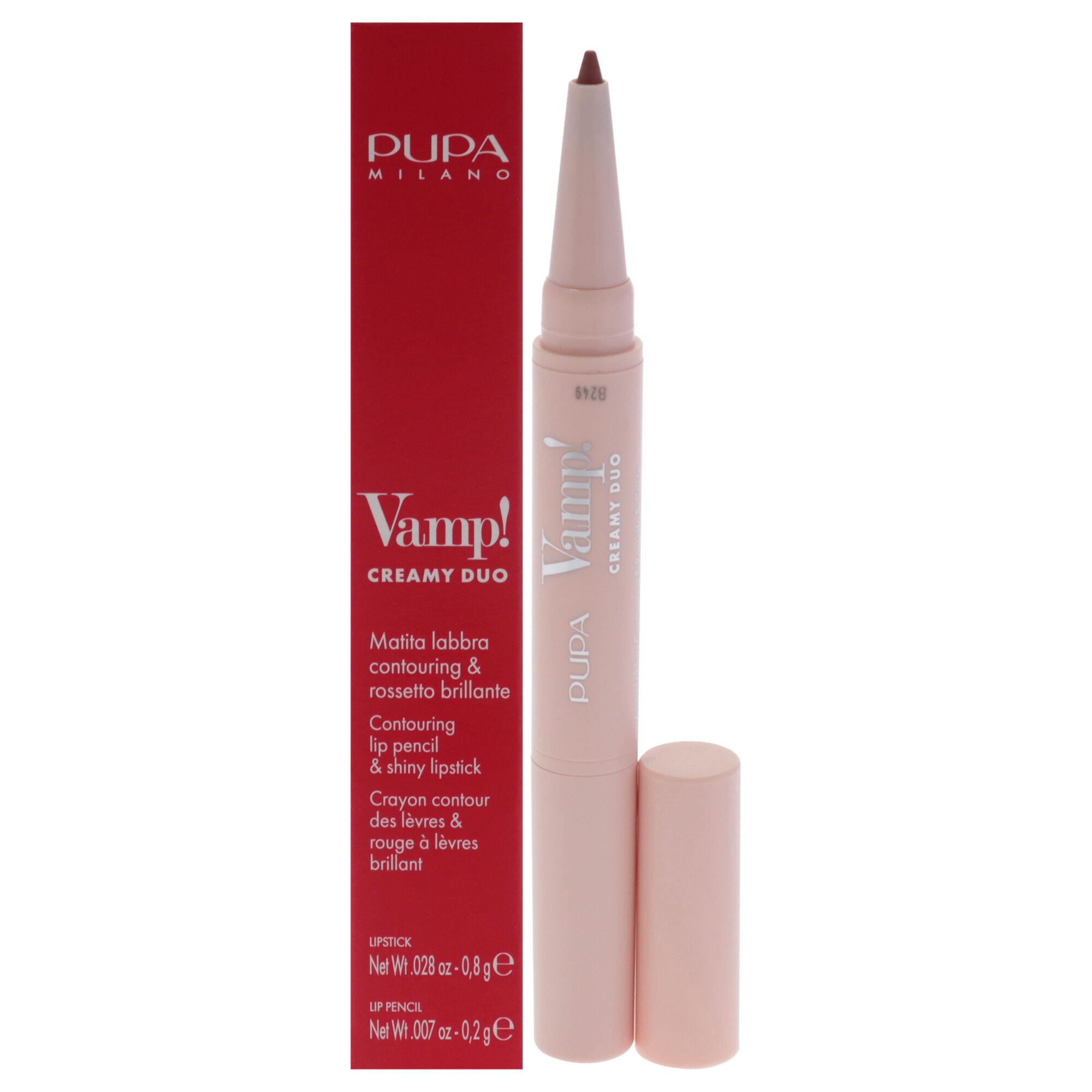 Vamp! Creamy Duo Contouring Lip Pencil and Shiny Lipstick - 003 Warm ...
